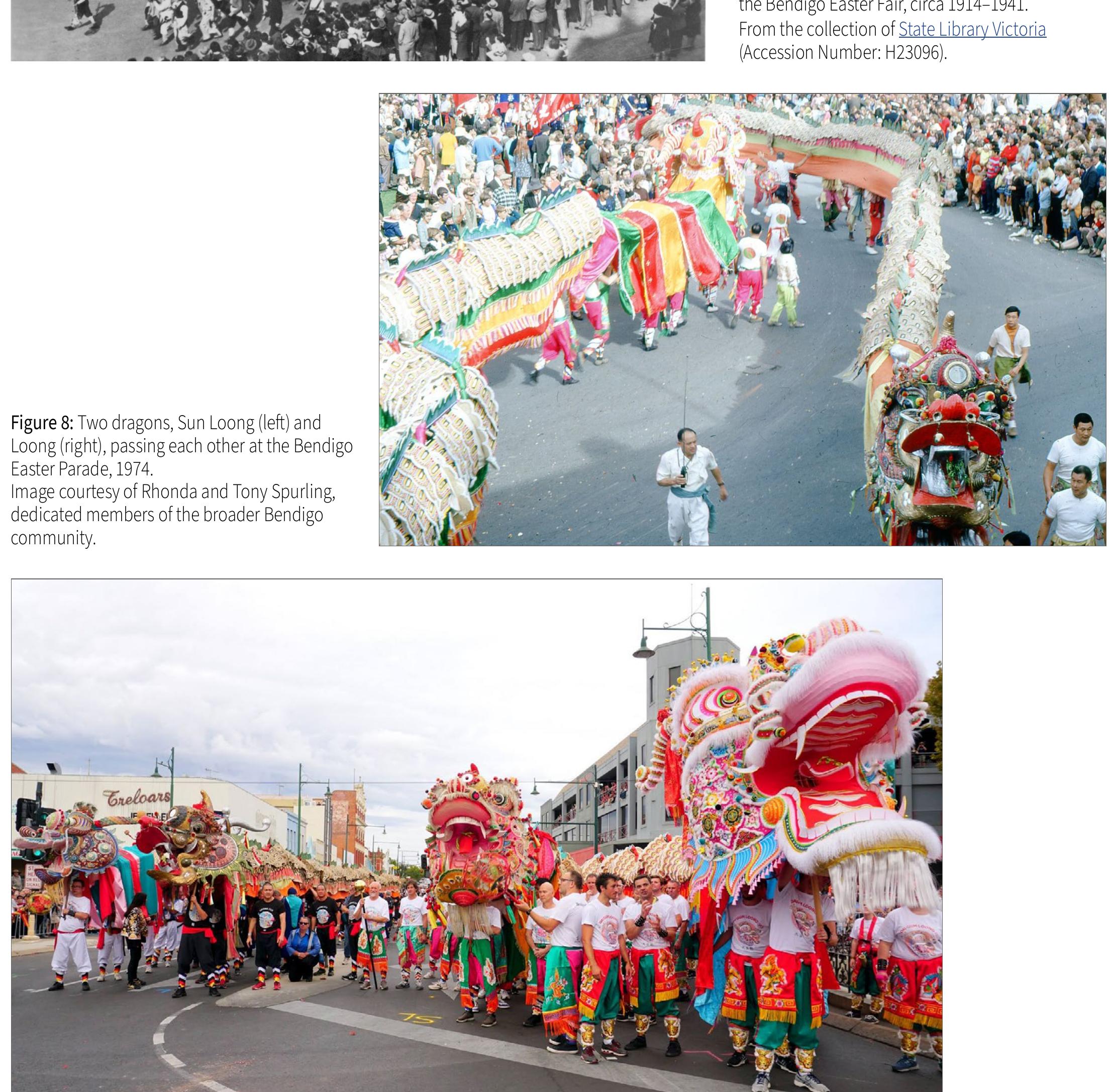 Four generations of dragons (from left to right) — yar