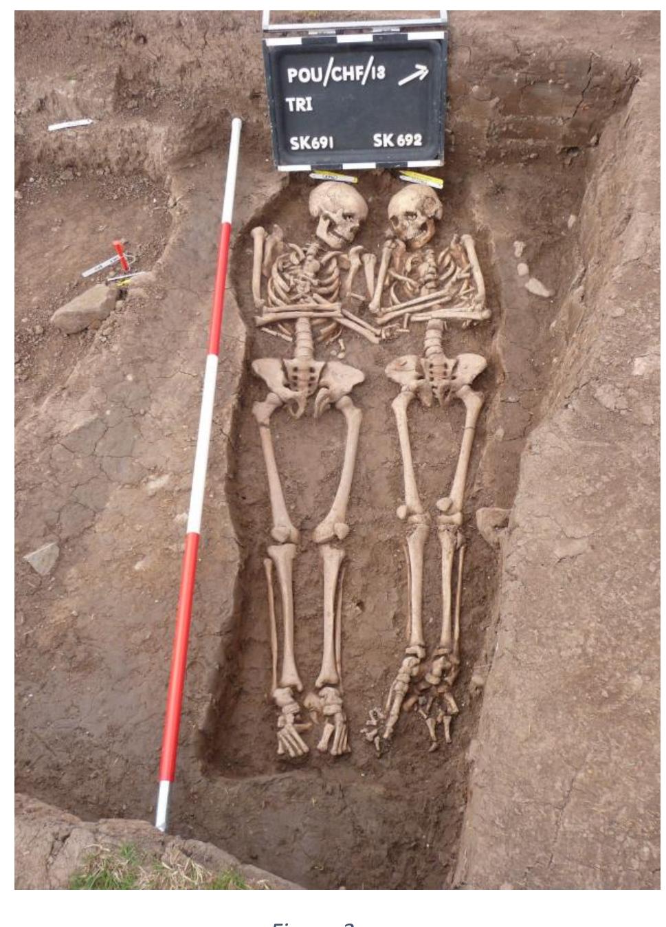 Double burial of skeletons 691 and 692 (group 7)