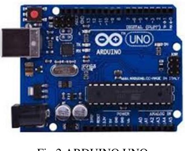 The Arduino Uno Micro Controller Is Interfaced With