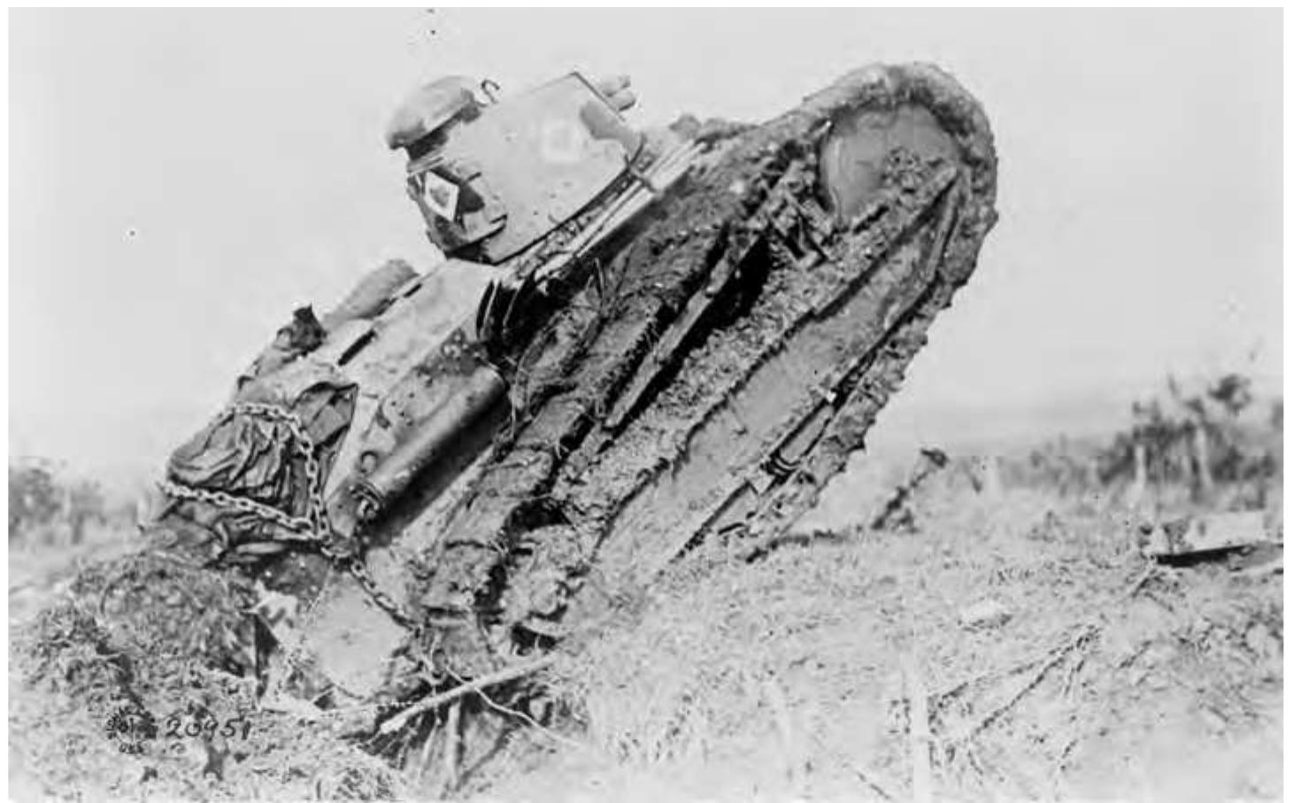 - tank f17 during wwi (library of congress u.s. signal corps