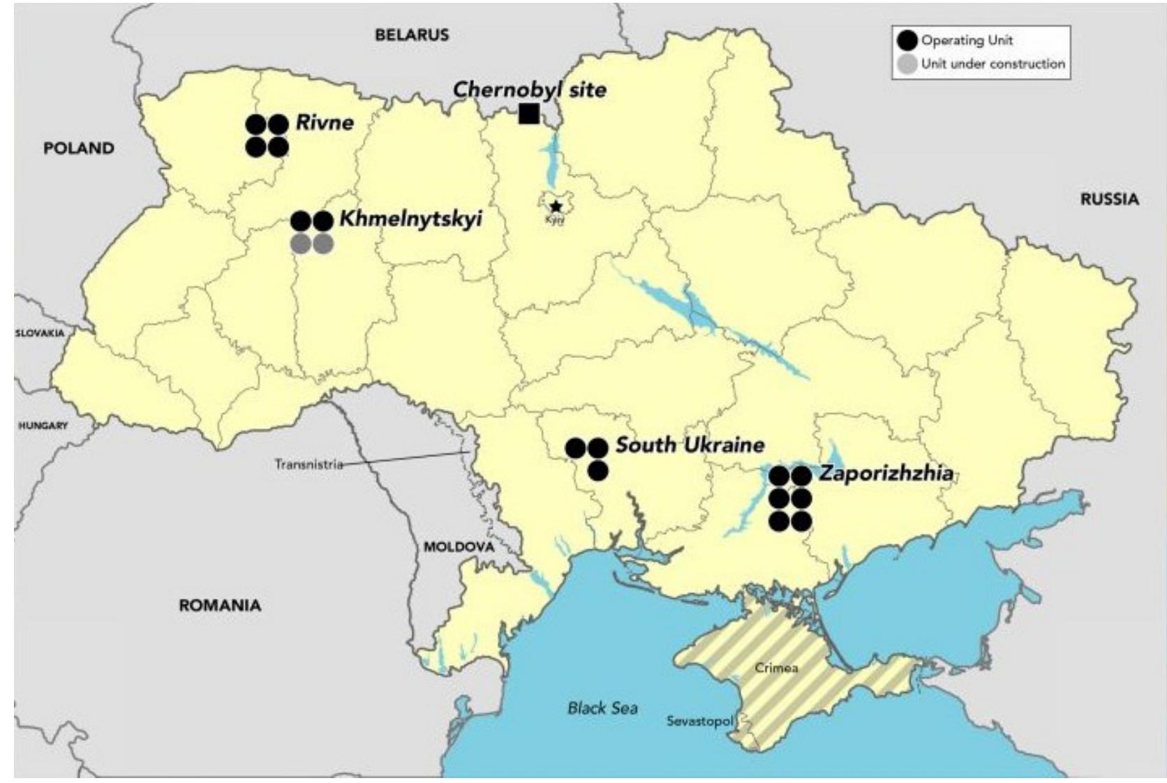 F ig. 3. location of ukraine’s npp map [26]. 3.2. source