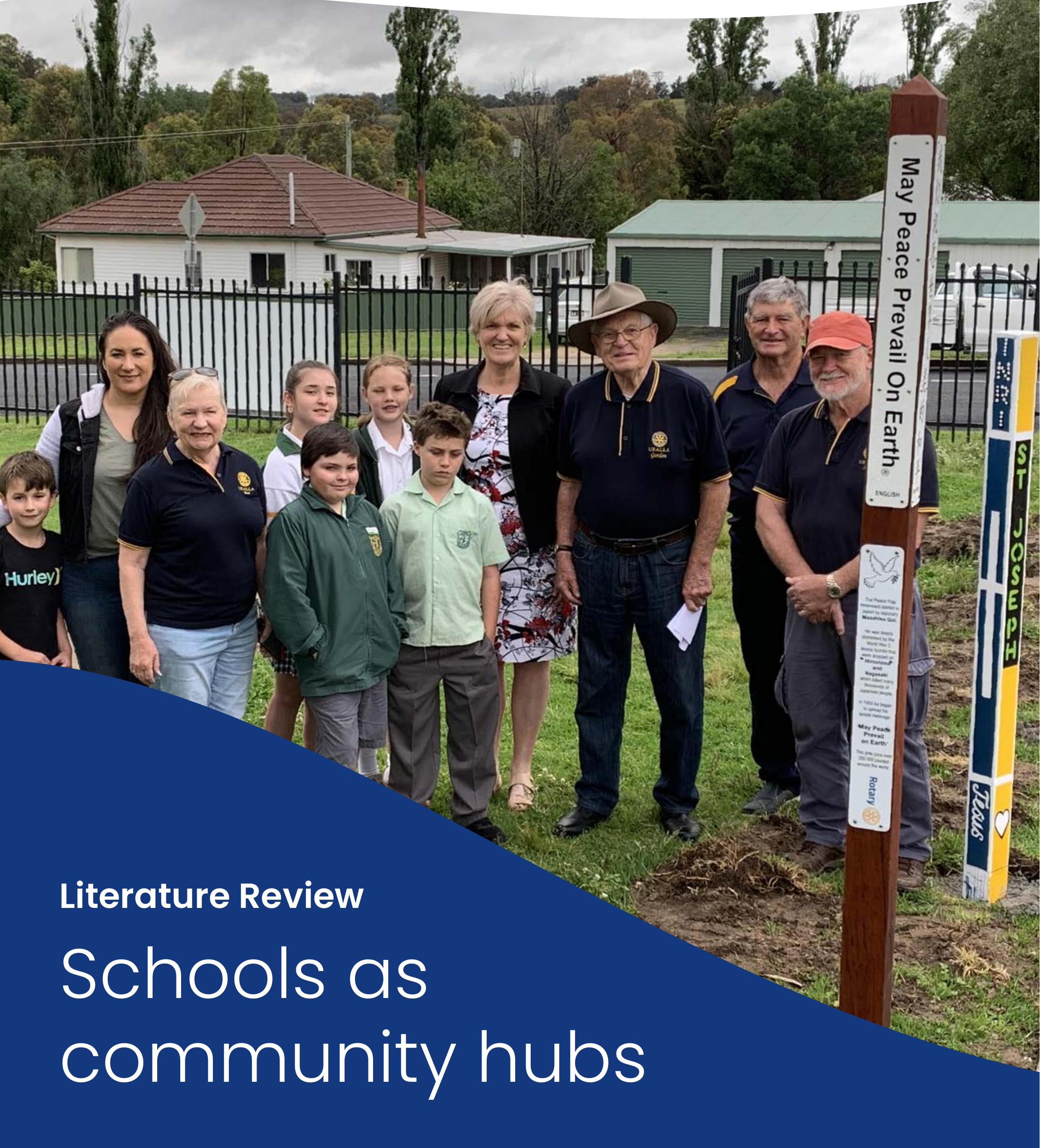 Figure 1 - Schools as Community Hubs. Literature Review