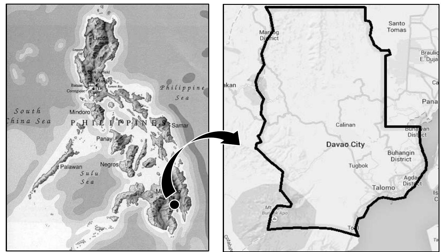 Map of davao city figure 2: map of the philippines exports