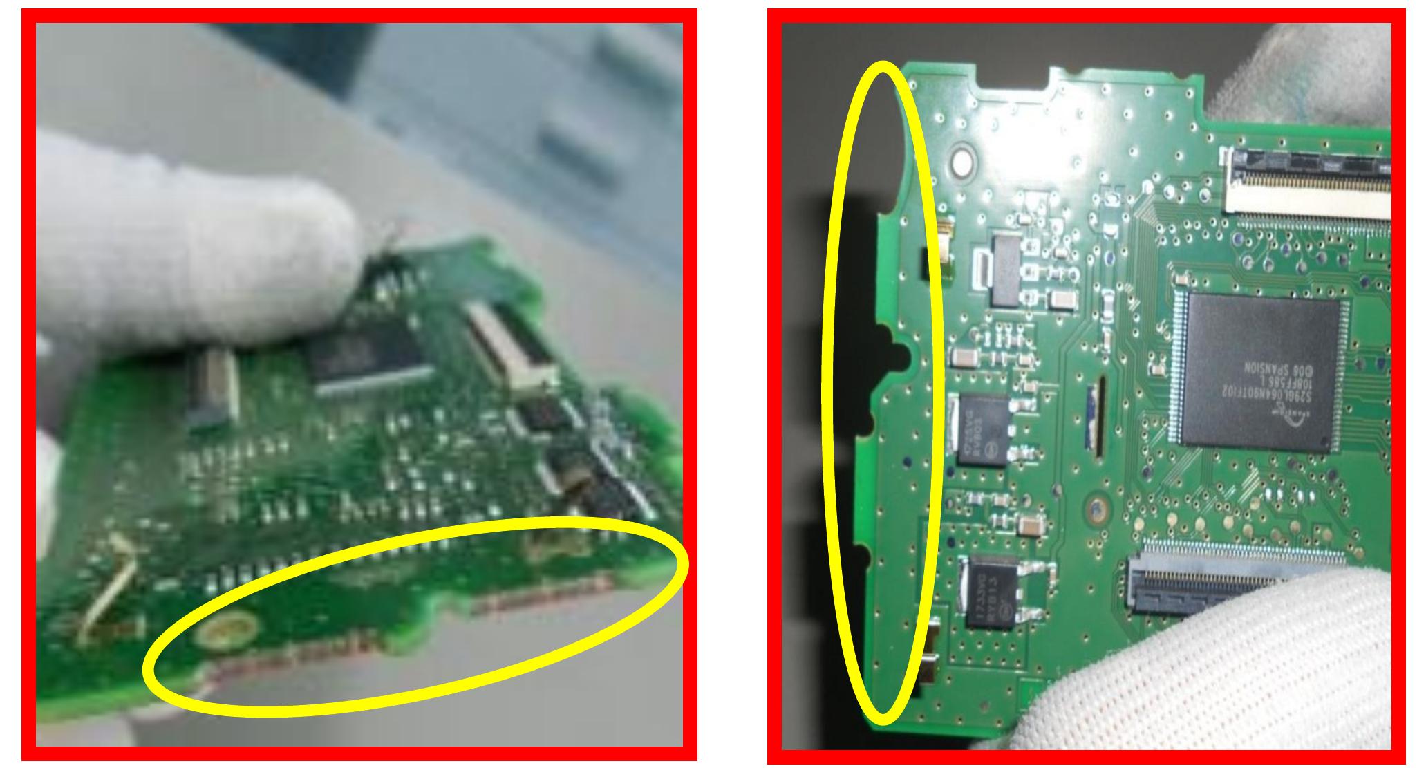 Defects of depanelization process