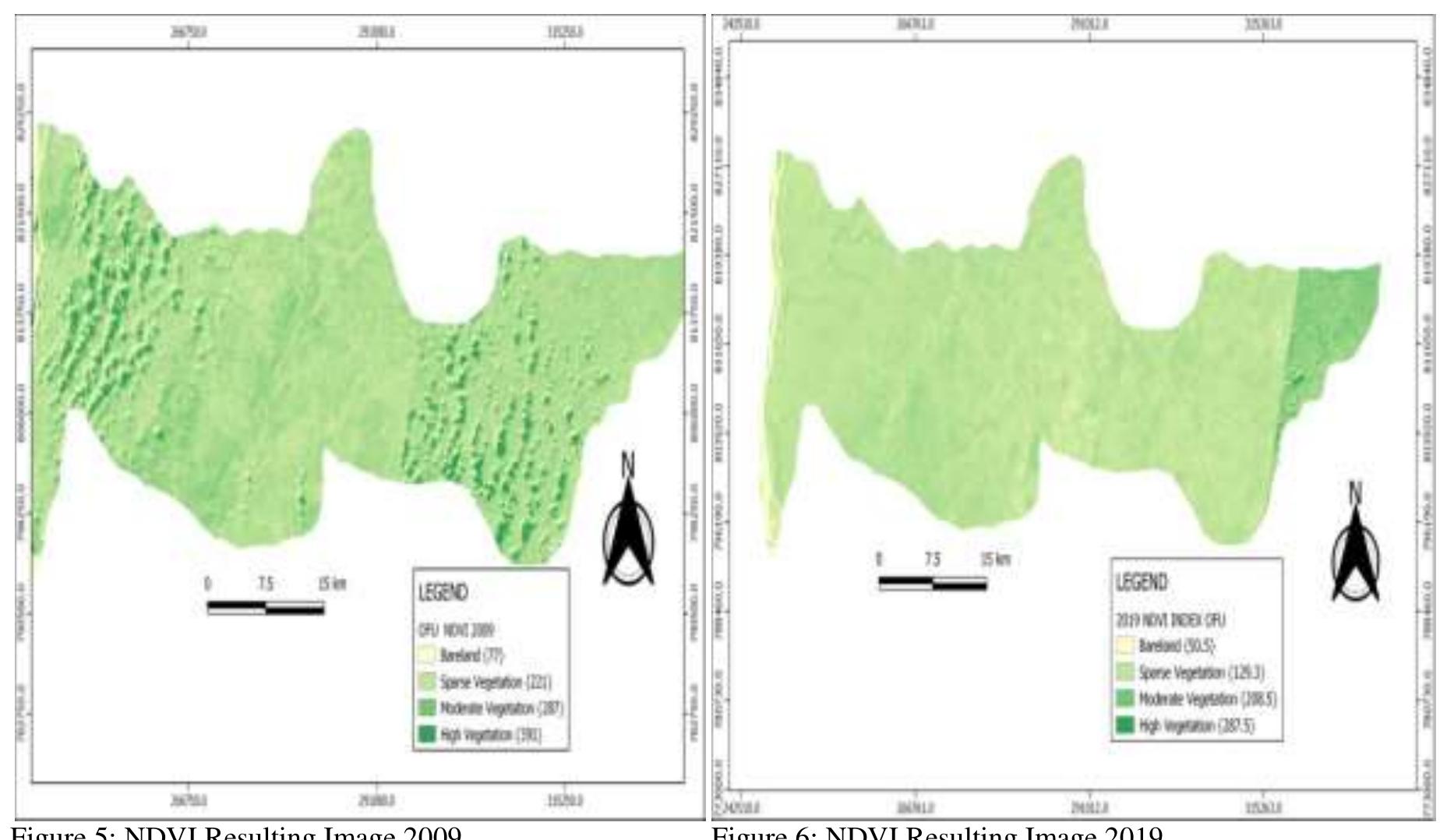 S 7, 8, 9 and 10shows the thematic map of classification
