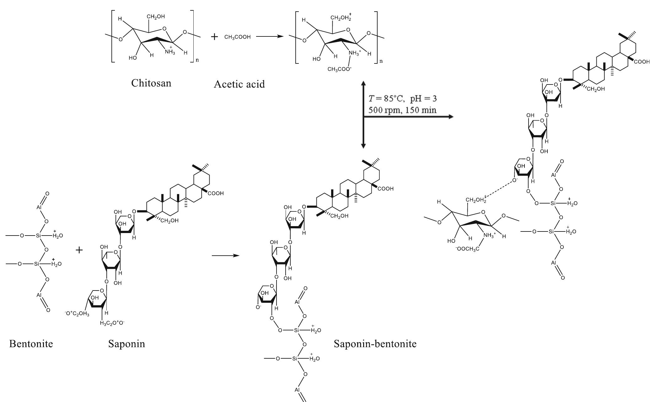 Schematic illustration indicating the possible interaction