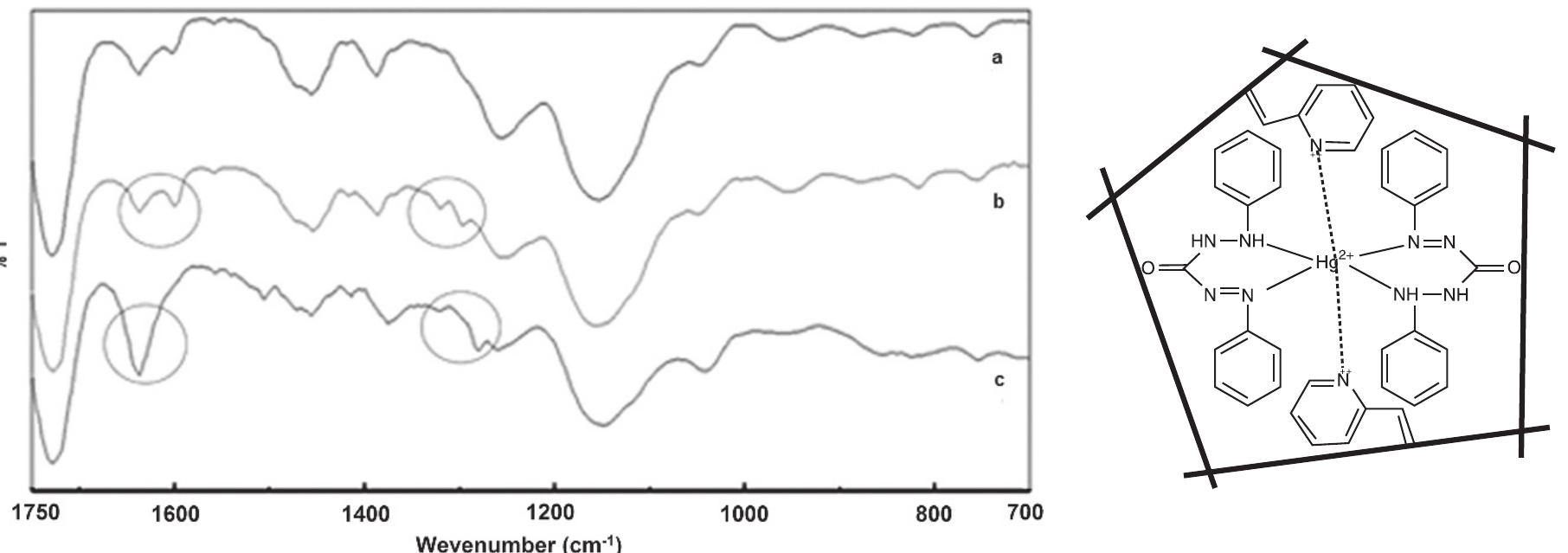 Ft-ir spectra of iip1 (a), iip2 (b) and unleached iip2 (c).