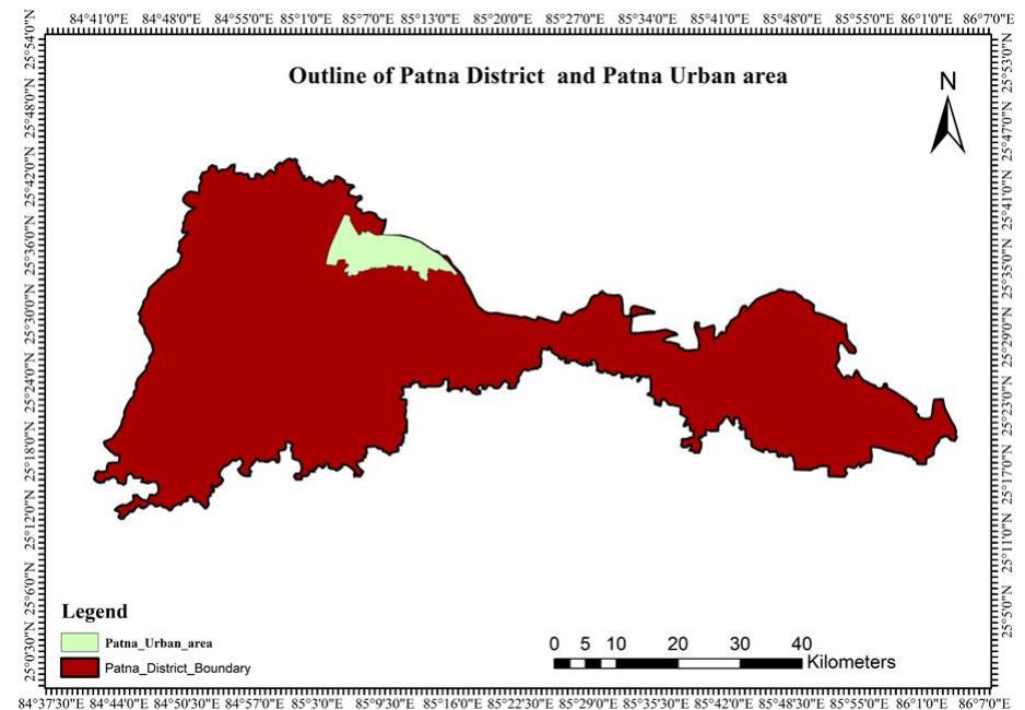 2 layout map patna district and pmc fig.2.1 layout map of