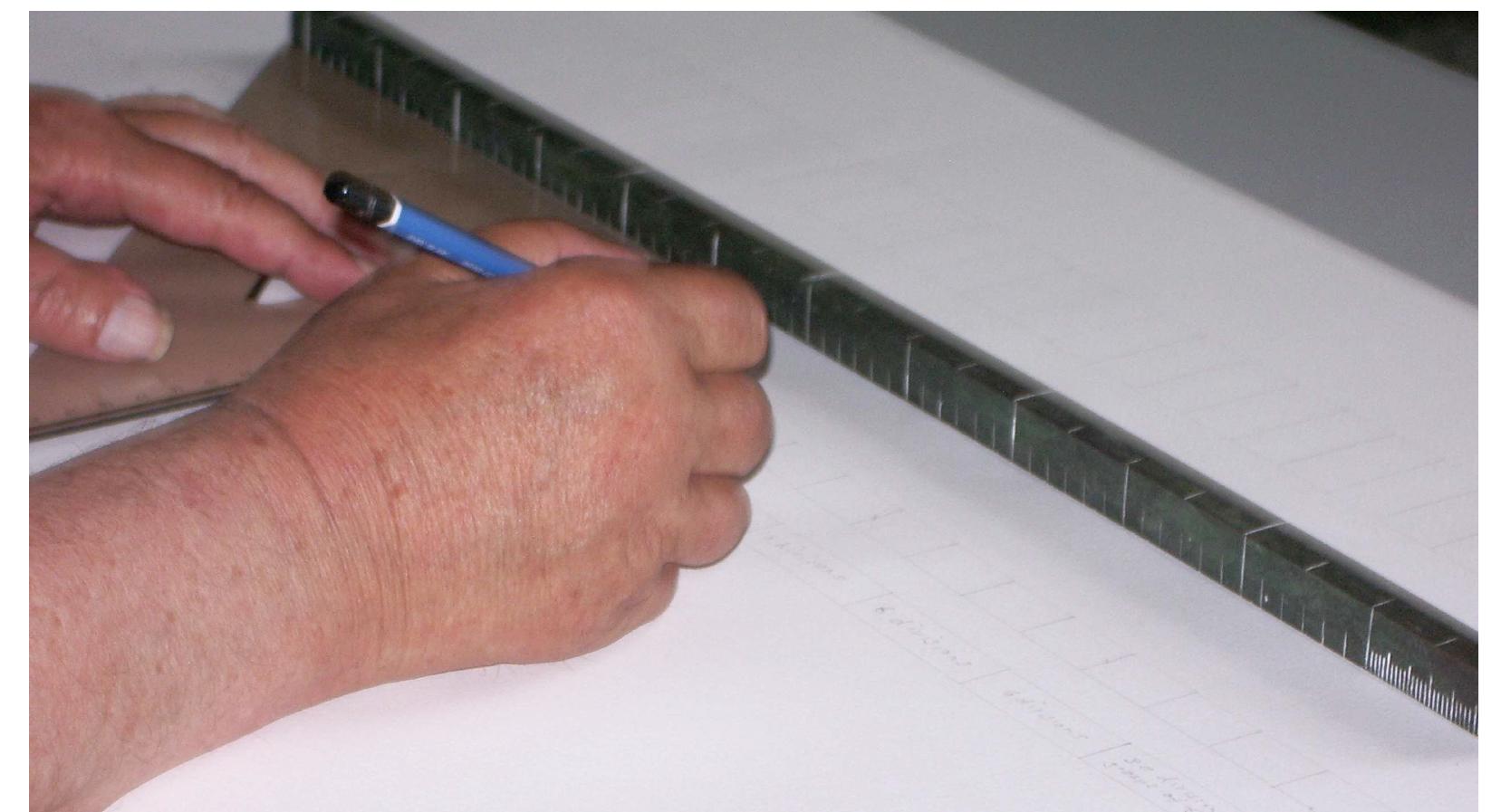 The full length cubit is 520mm divided into six distinct