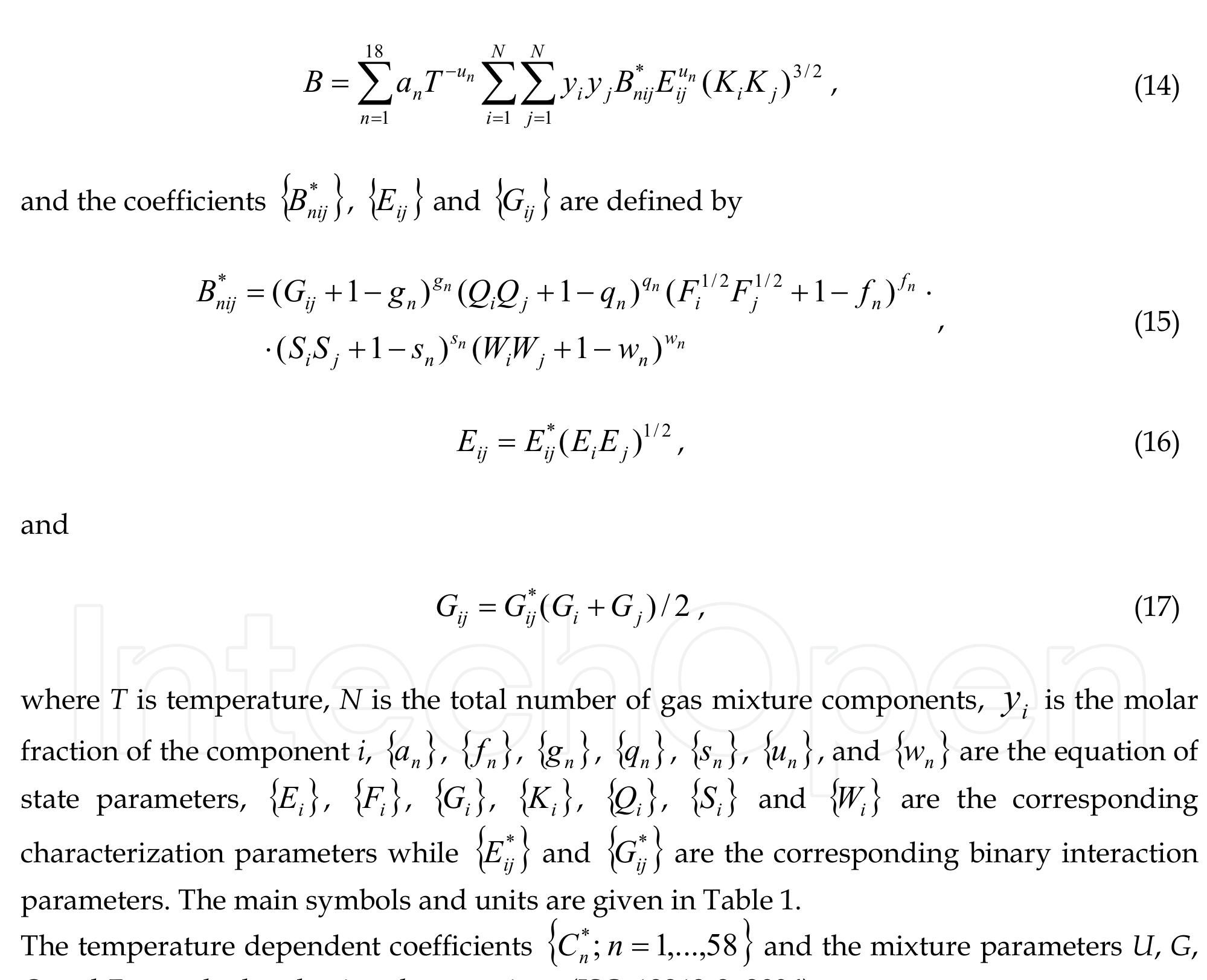 Figure 1 - Natural Gas Properties and Flow Computation