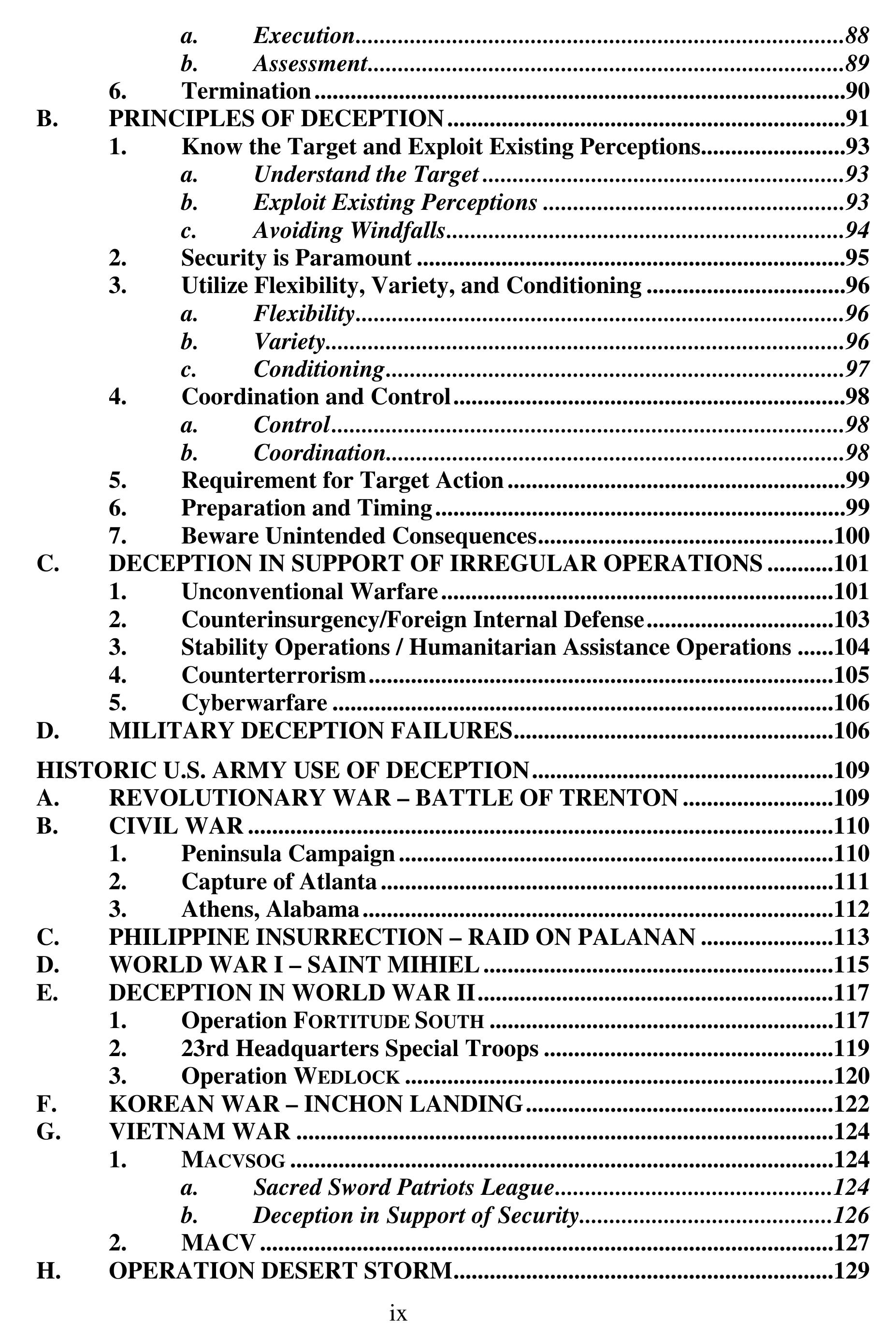 Figure 5 - Deception Theory and Practice
