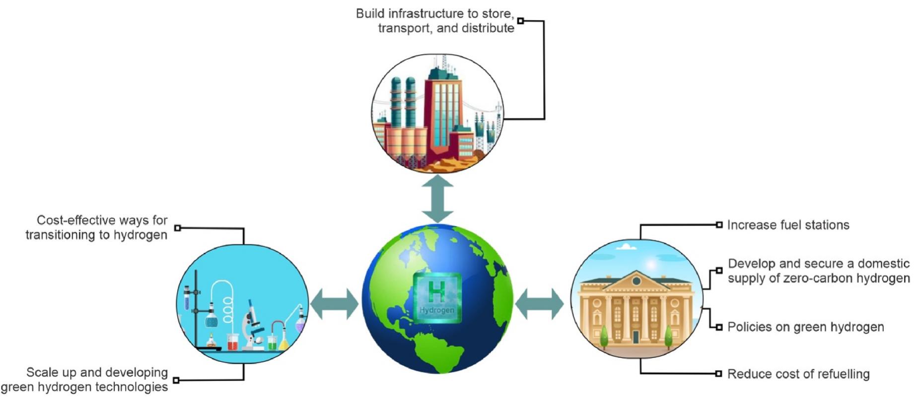 The roles of government, hydrogen producers, and researchers