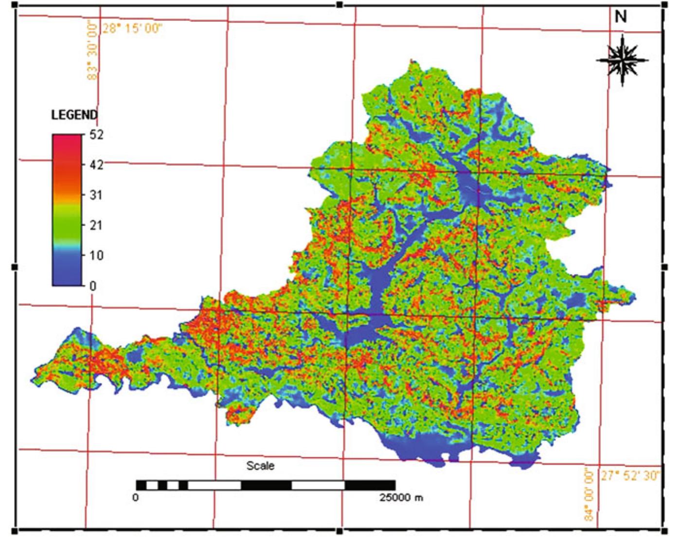 5 slope map of the syangja district, western nepal nine re