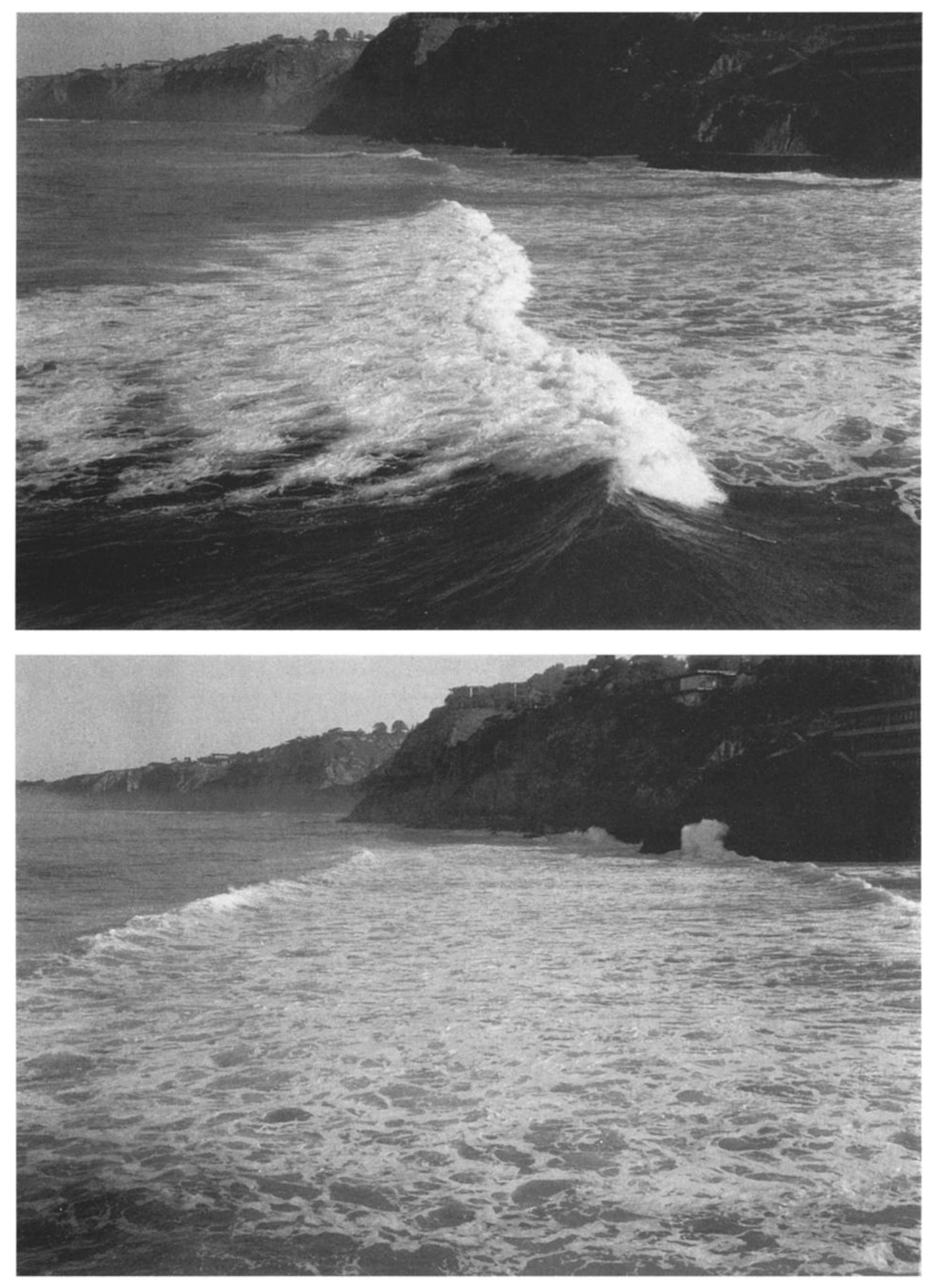 Typical aspect of the ocean surface, as seen from the