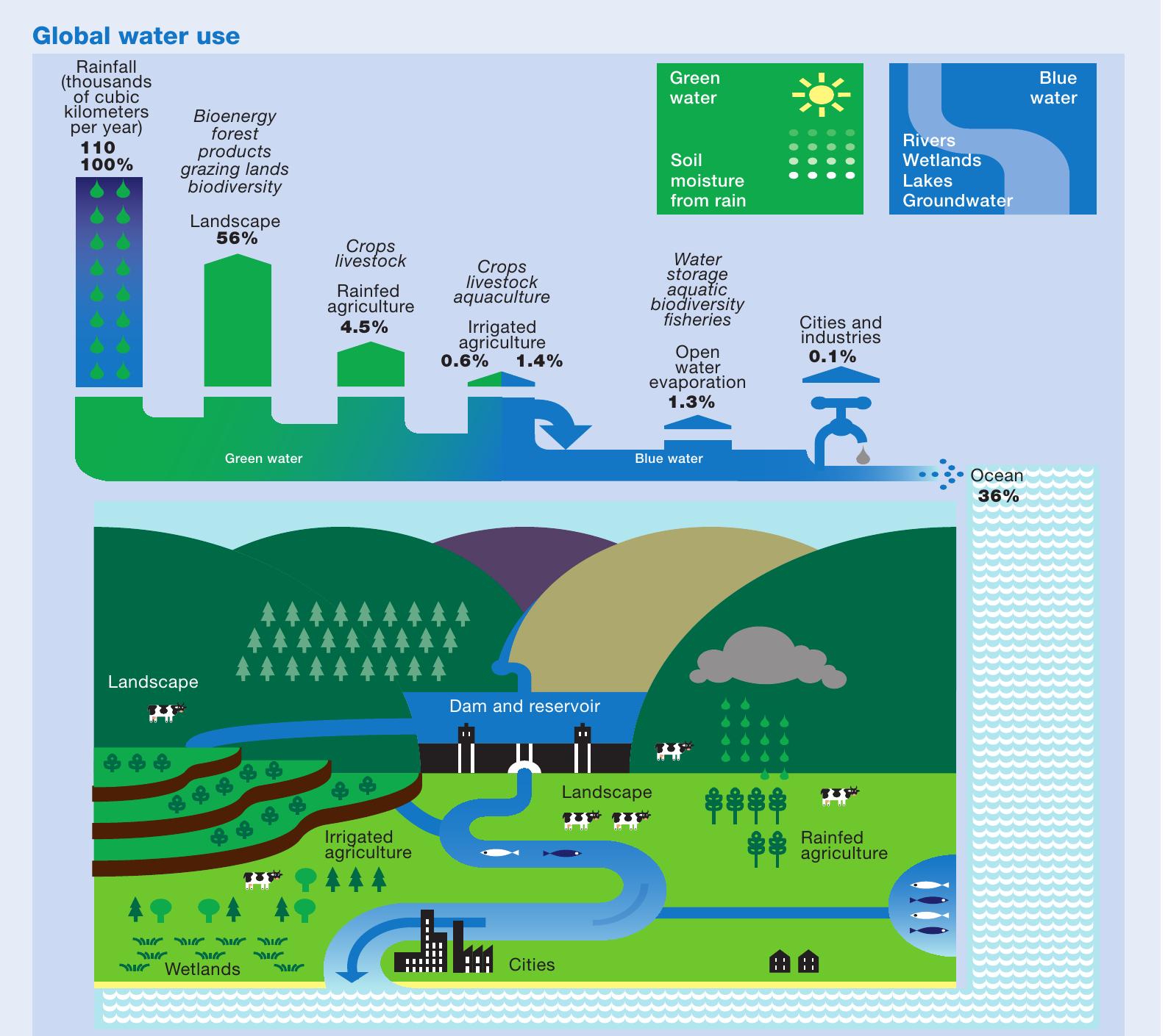 Figure 2 - from Water for food, water for life a