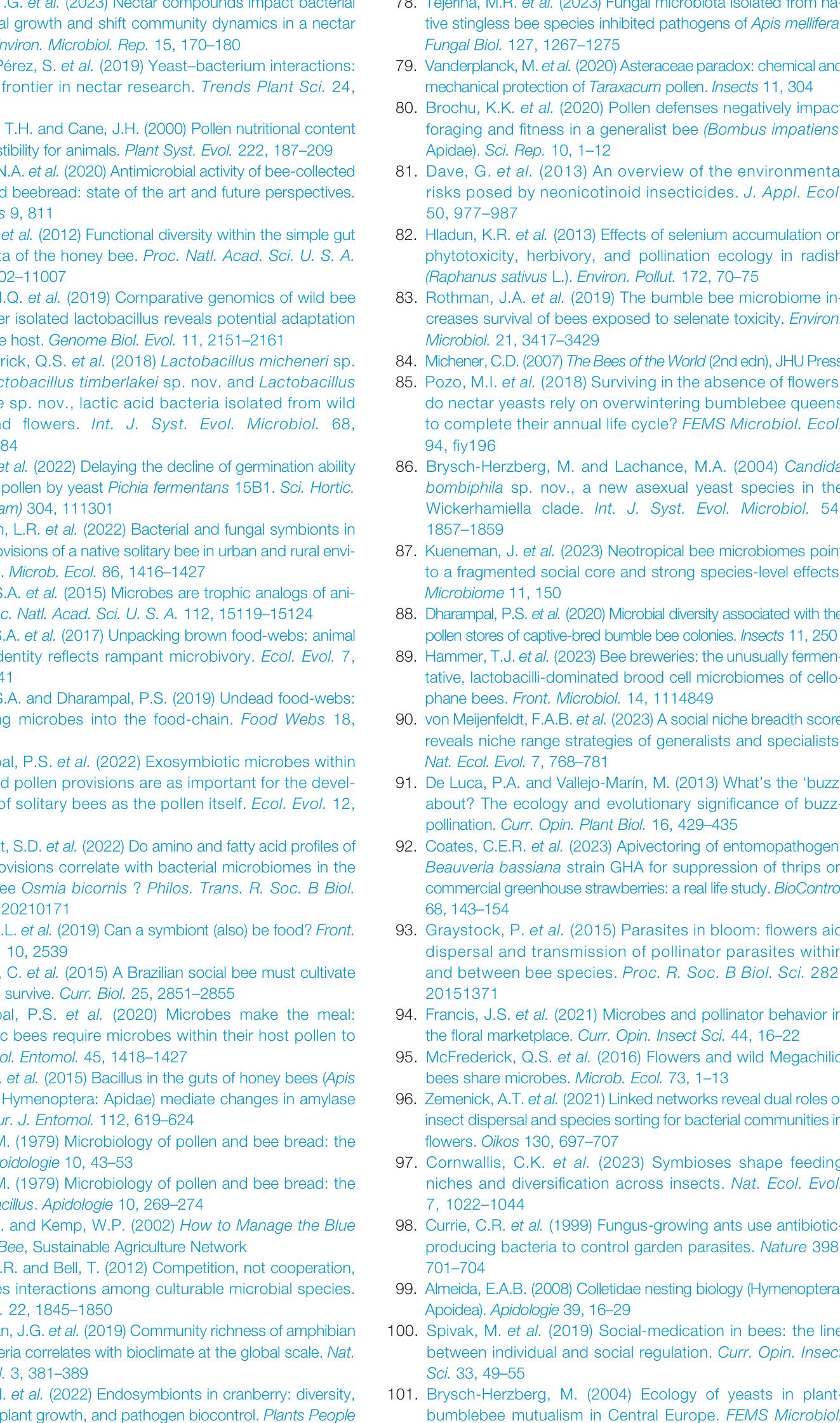 Table 2 - Microbes, the 'silent third partners' of
