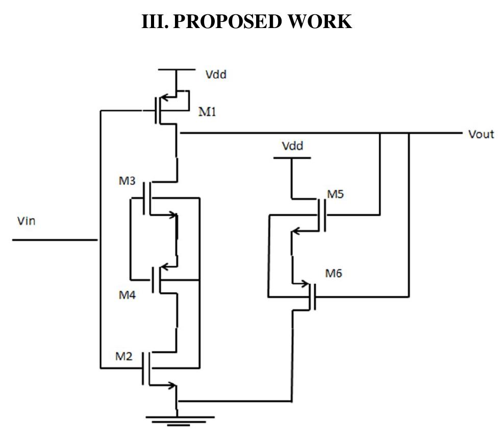 Cmos inverter using proposed technique fig. 3 diagram of