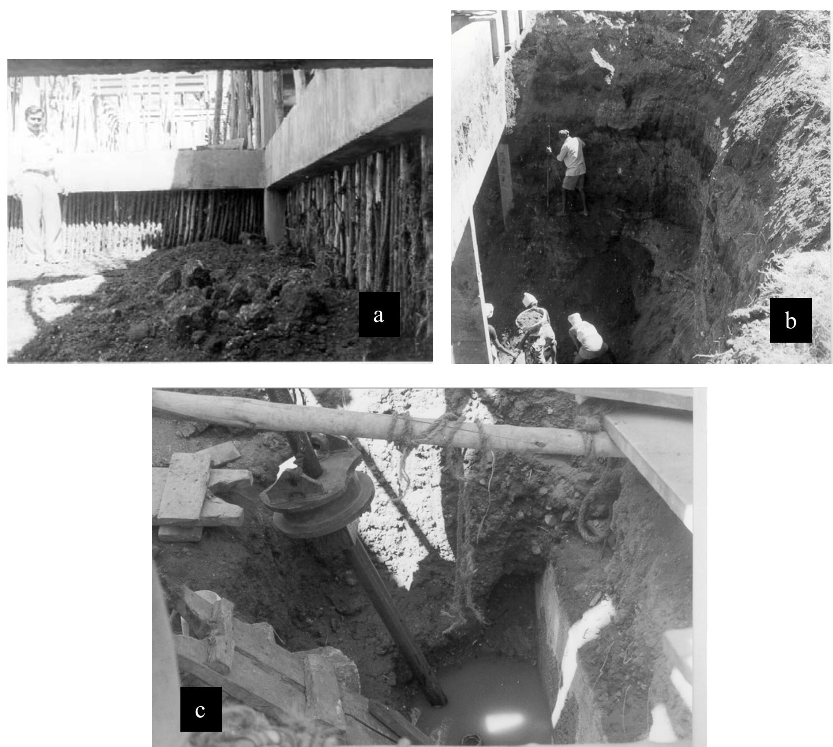 Plinth beam (at the foundation level) and tie beams at the