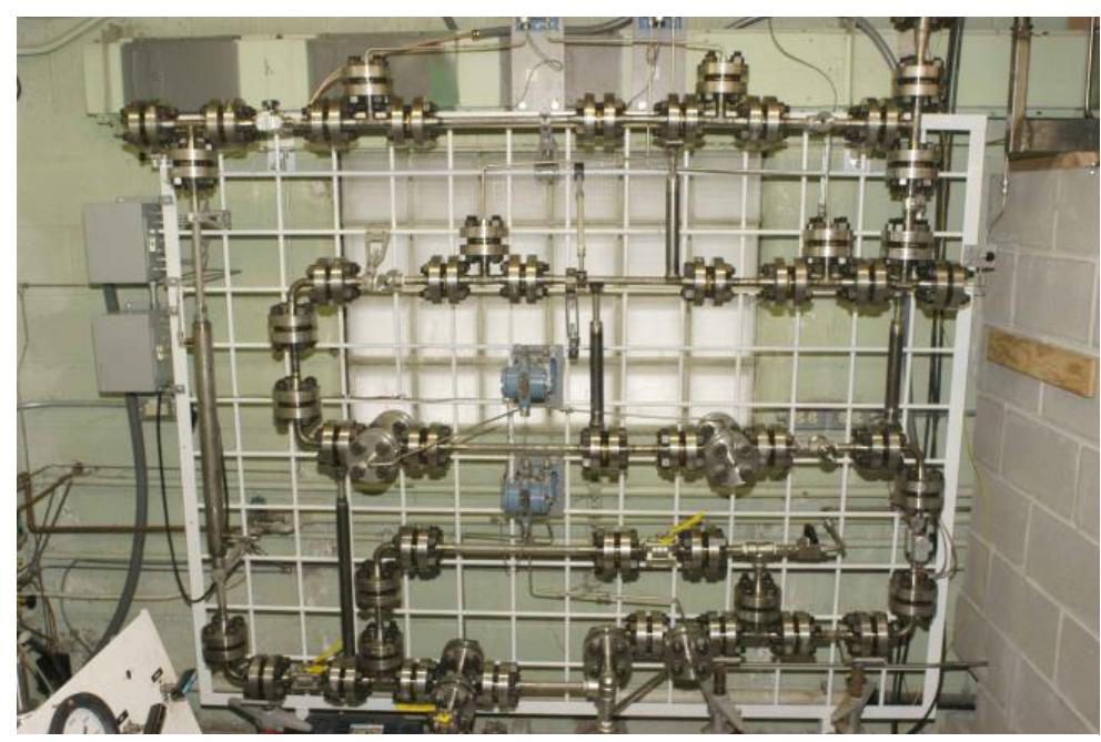 Laboratory-scale flow loop reactor. as a proof-of-concept of