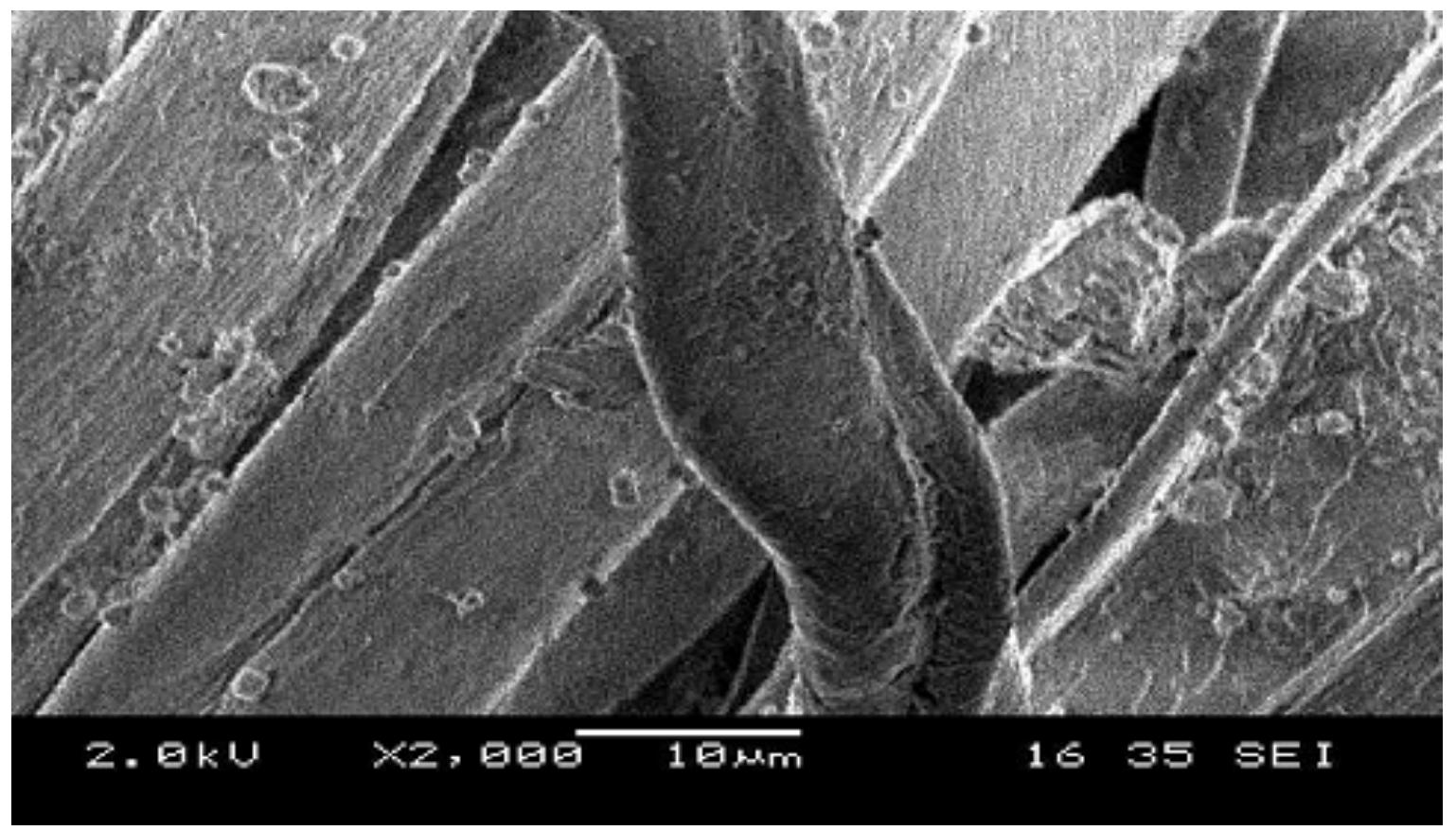 The ftir spectra of vat dyed fabric with zinc 1.5% owm and