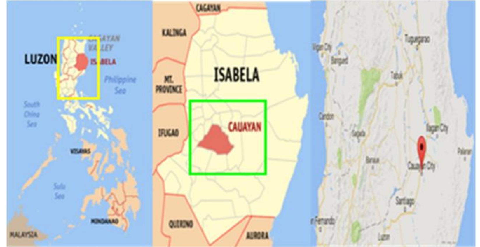 Plate 2. (left) political map of the philippines. (center)