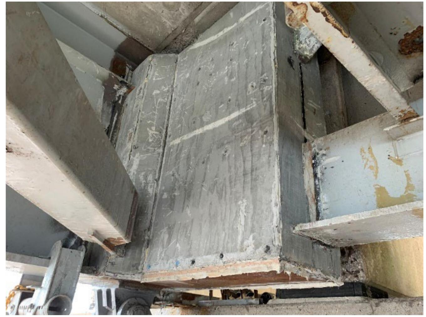 . elevation view of sidney sherman bridge.