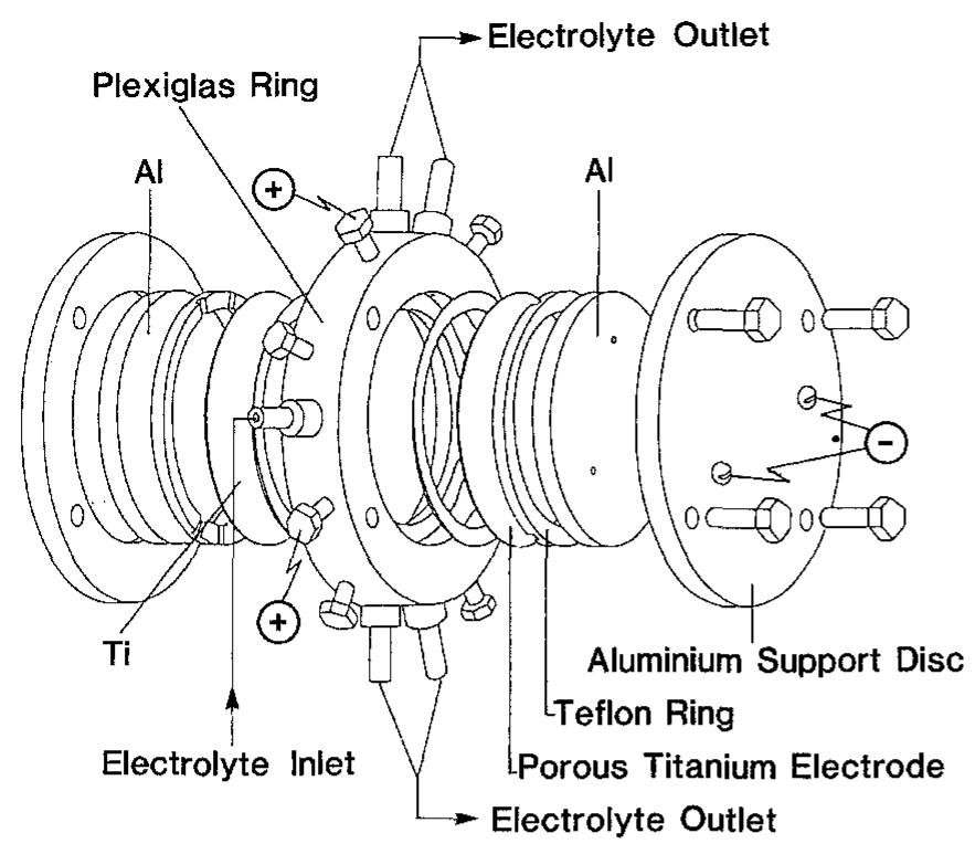 Aici, double-unit cell with parallel porous titanium plates