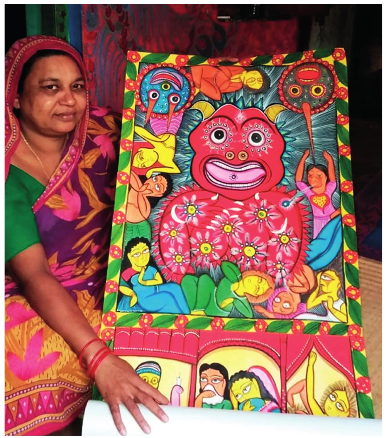 Figure 2 - from Narrating the Pandemic: Paṭacitras of West