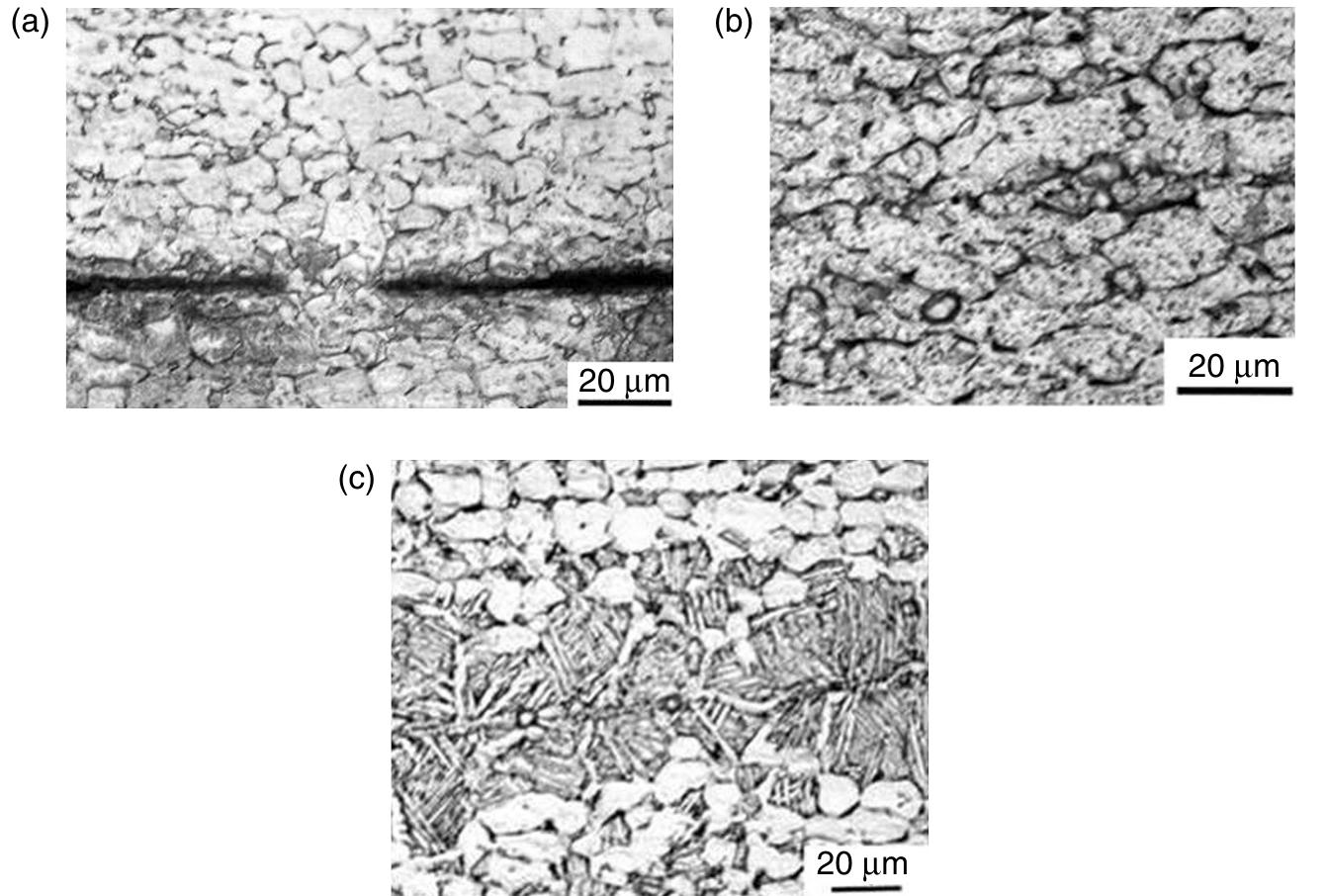 10.4 microstructure of interface of specimens bonded at (a)