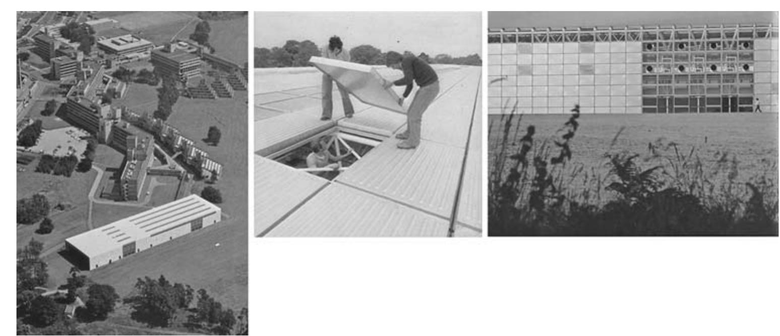 Largest superplastic structure. 4000 panels installed in