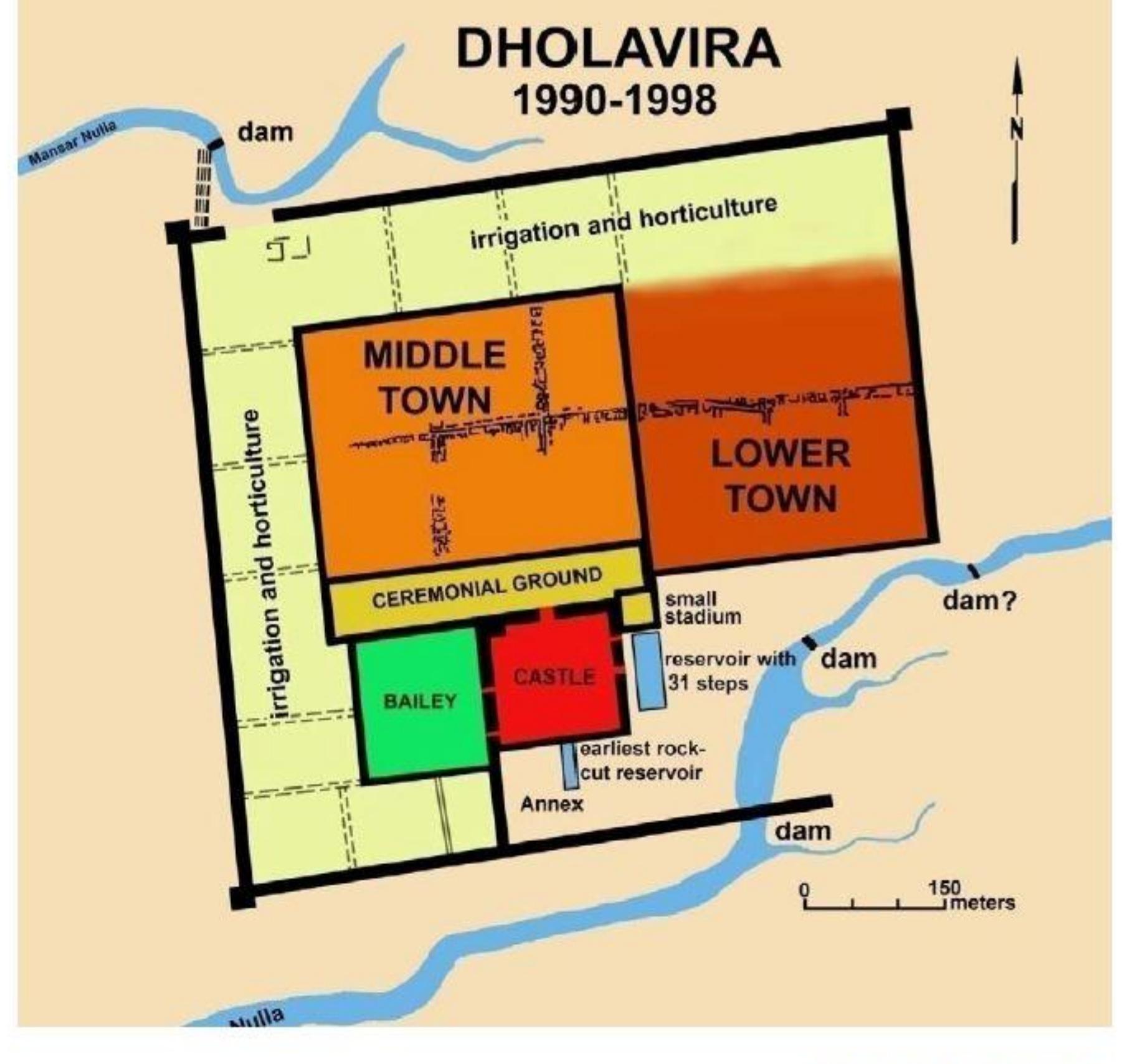 Figure 2 - Town Plan of Indus Valley city Dholavira and