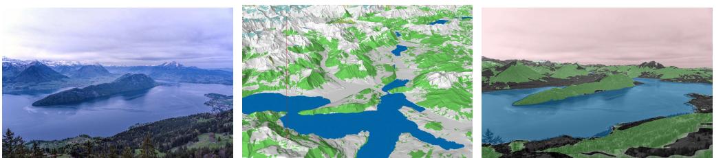 Example of openstreetmap semantic segments provided per