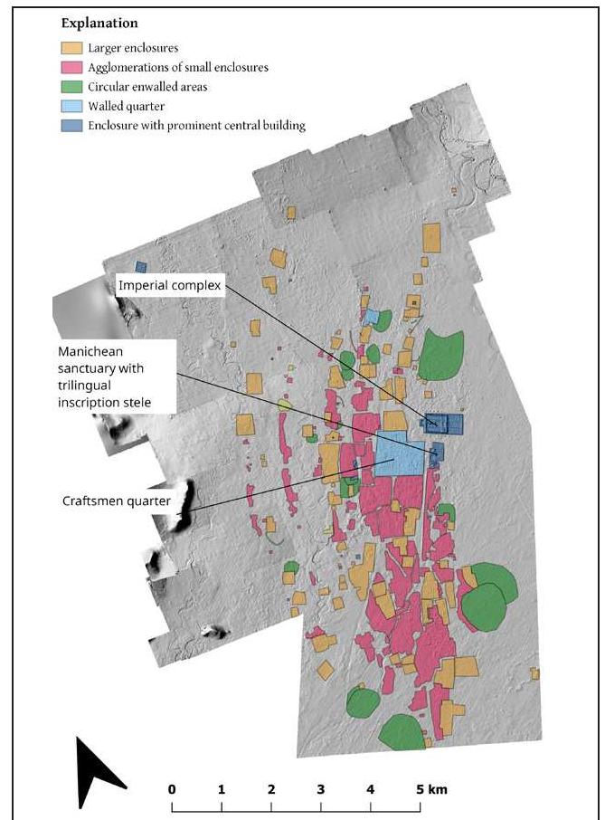 Largest and most prominent in the eastern row. the other