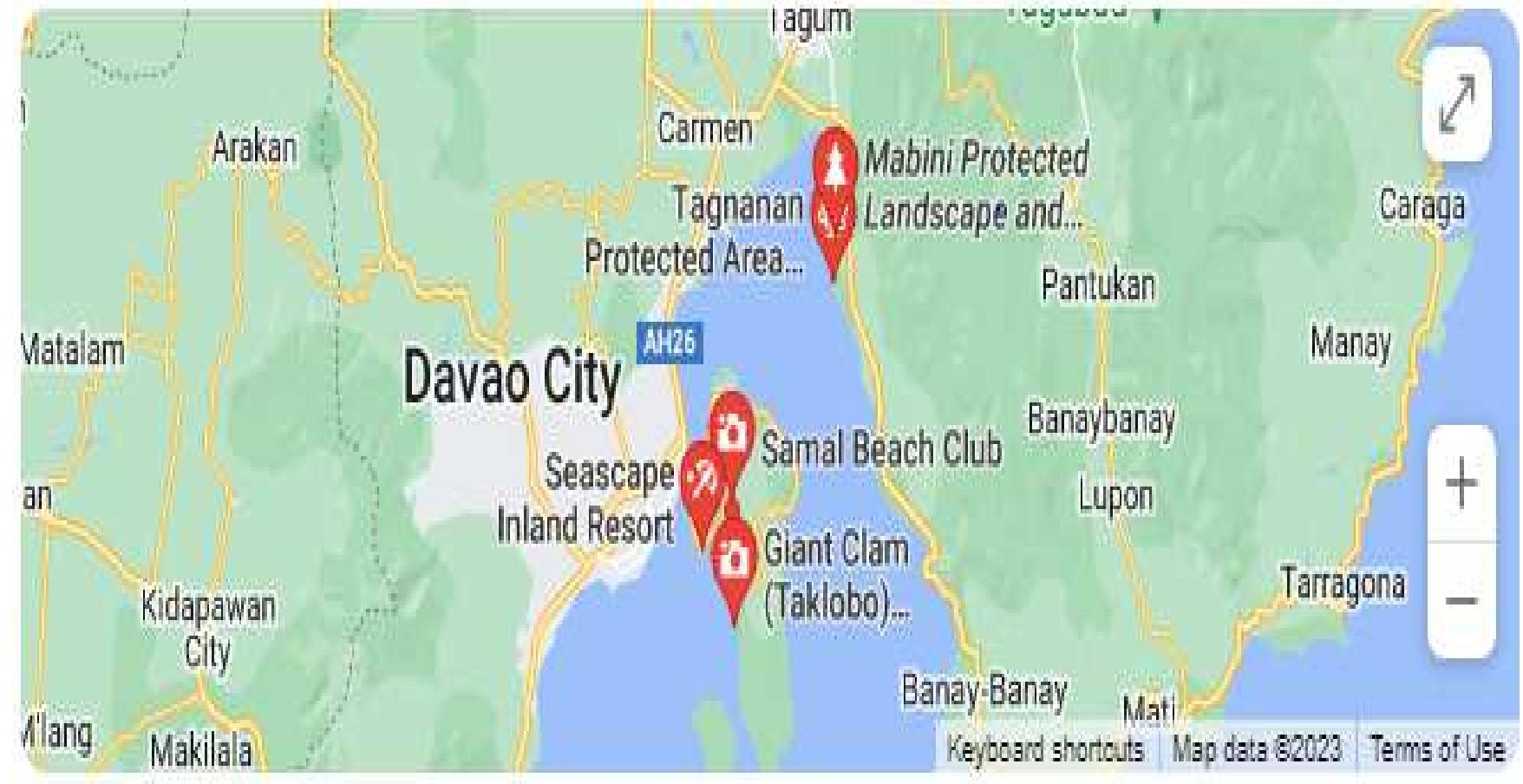 (with 100 meters buffer zone), as shown in map 11. map 11