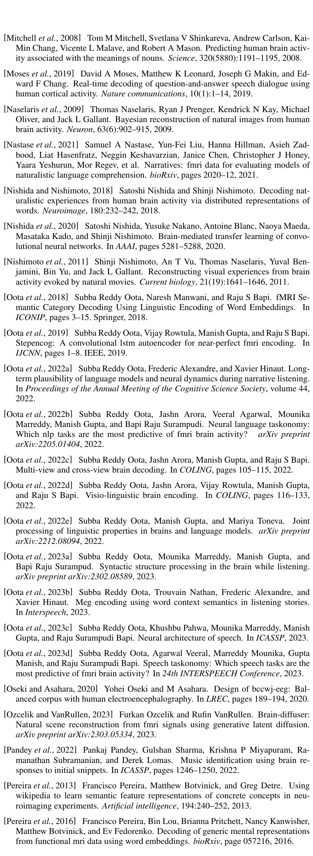 Table 4 - Deep Neural Networks and Brain Alignment: Brain Table 4 - Deep Neural Networks and Brain Alignment: Brain