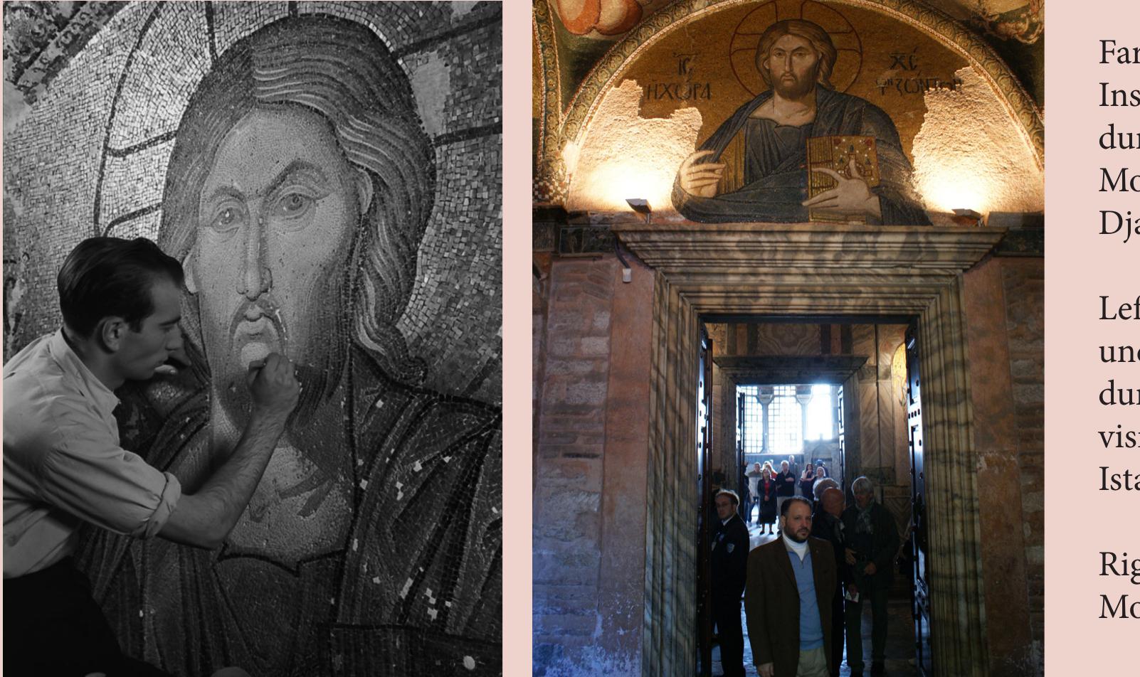 Figure 3 - from The Kariye Djami -From Byzantine Sanctuary