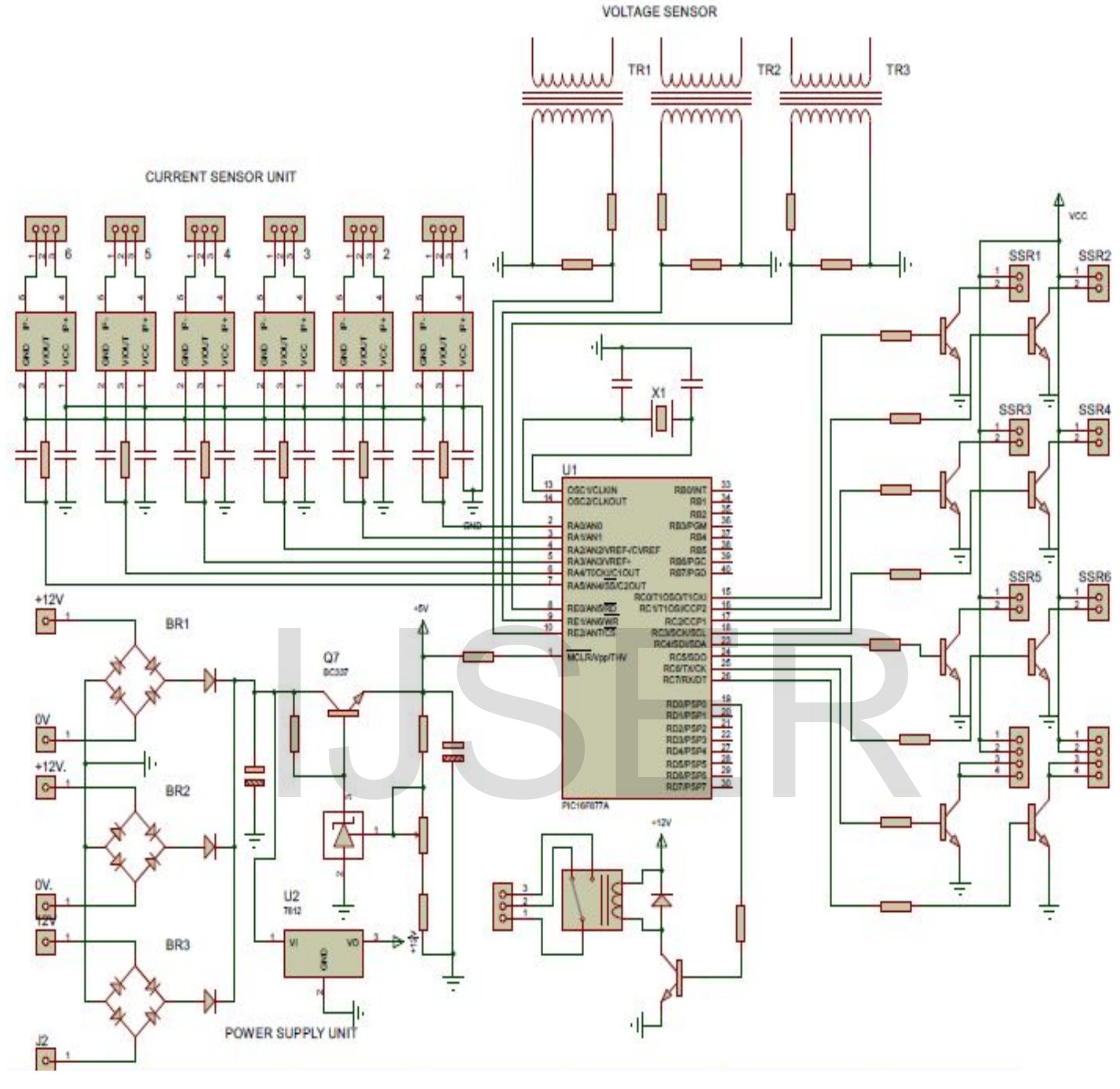 Complete Circuit Diagram Of Microcontroller Based Electronic