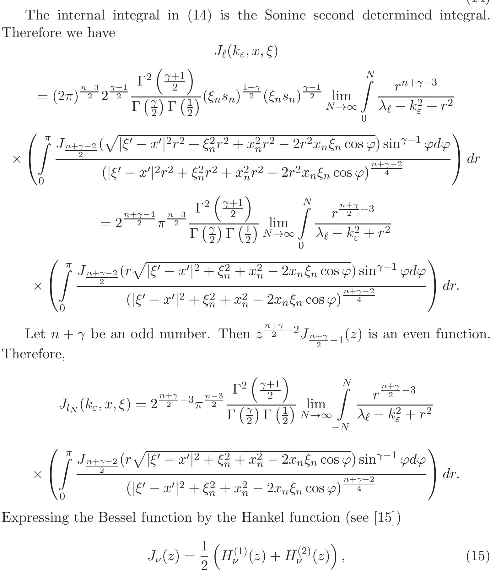 Figure 4 - Construction of Green Function for