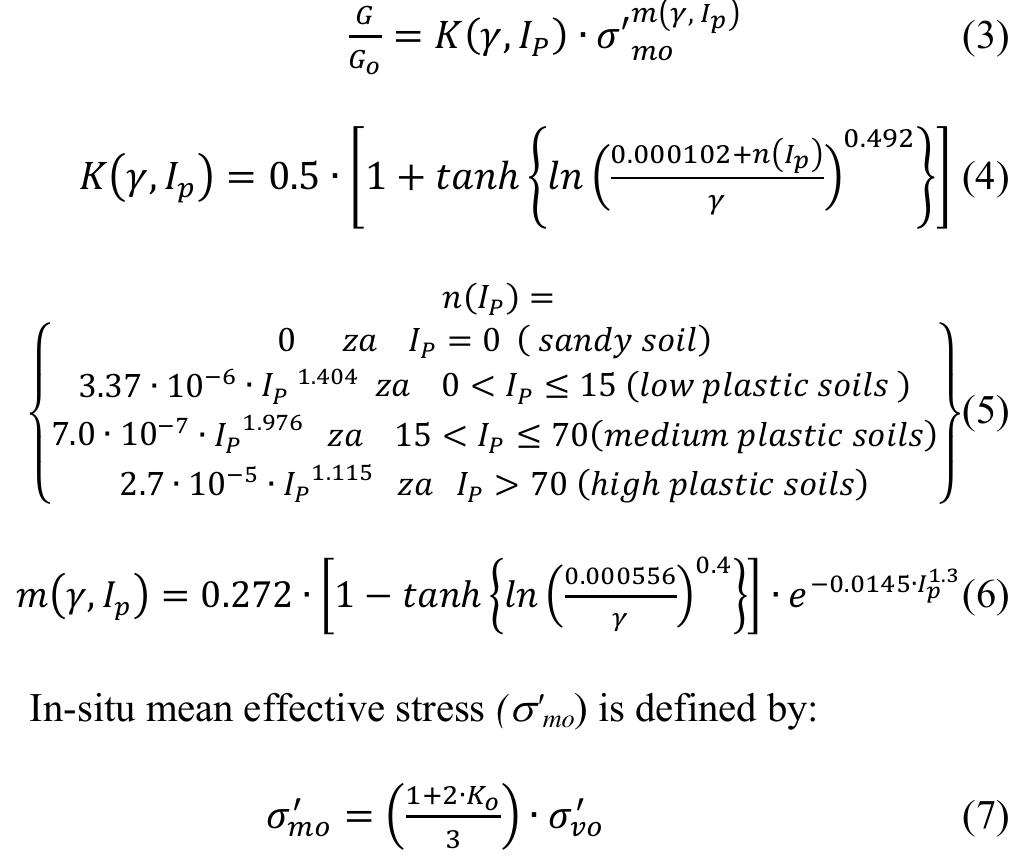 Where o’,, is vertical effective stress in the soil and k,