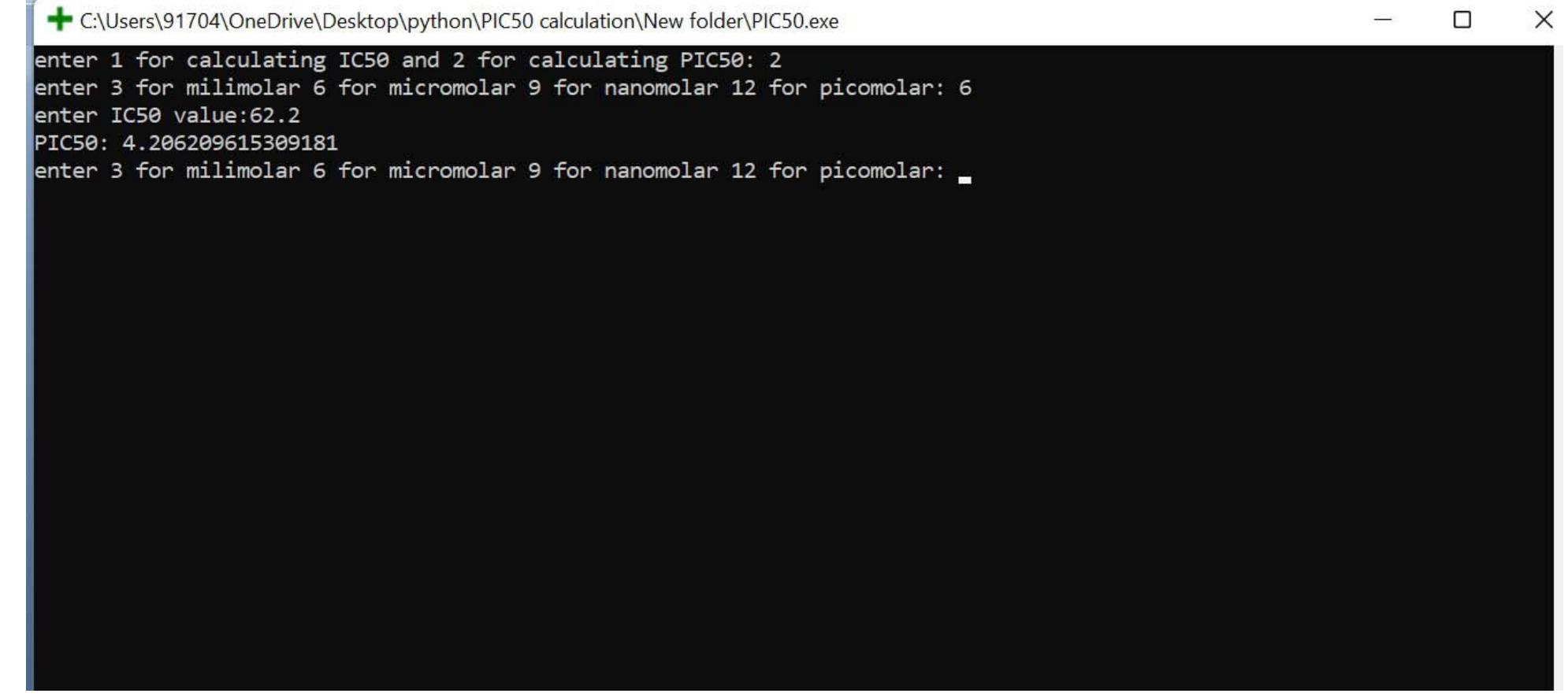 (PDF) PIC50: An open source tool for interconversion of PIC50values and IC50for efficient data ...