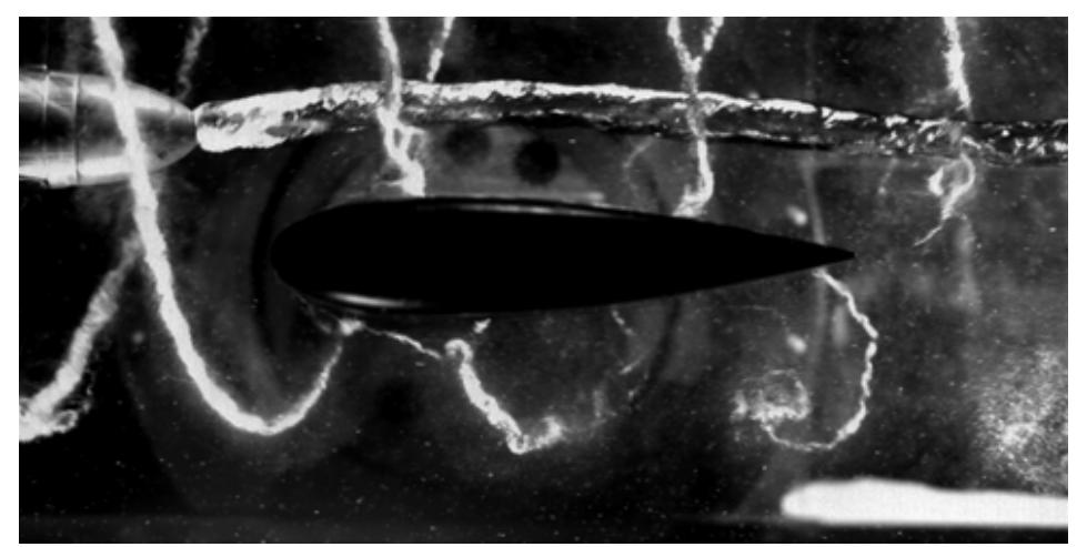 22 chordwise evolution of propeller tip vortices at t=0.0155