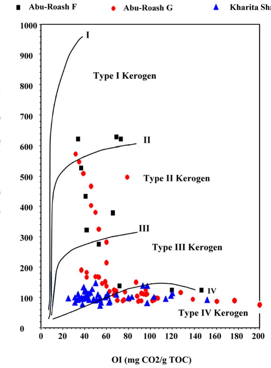 Pseudo van-krevelen diagram shows a dominated type of