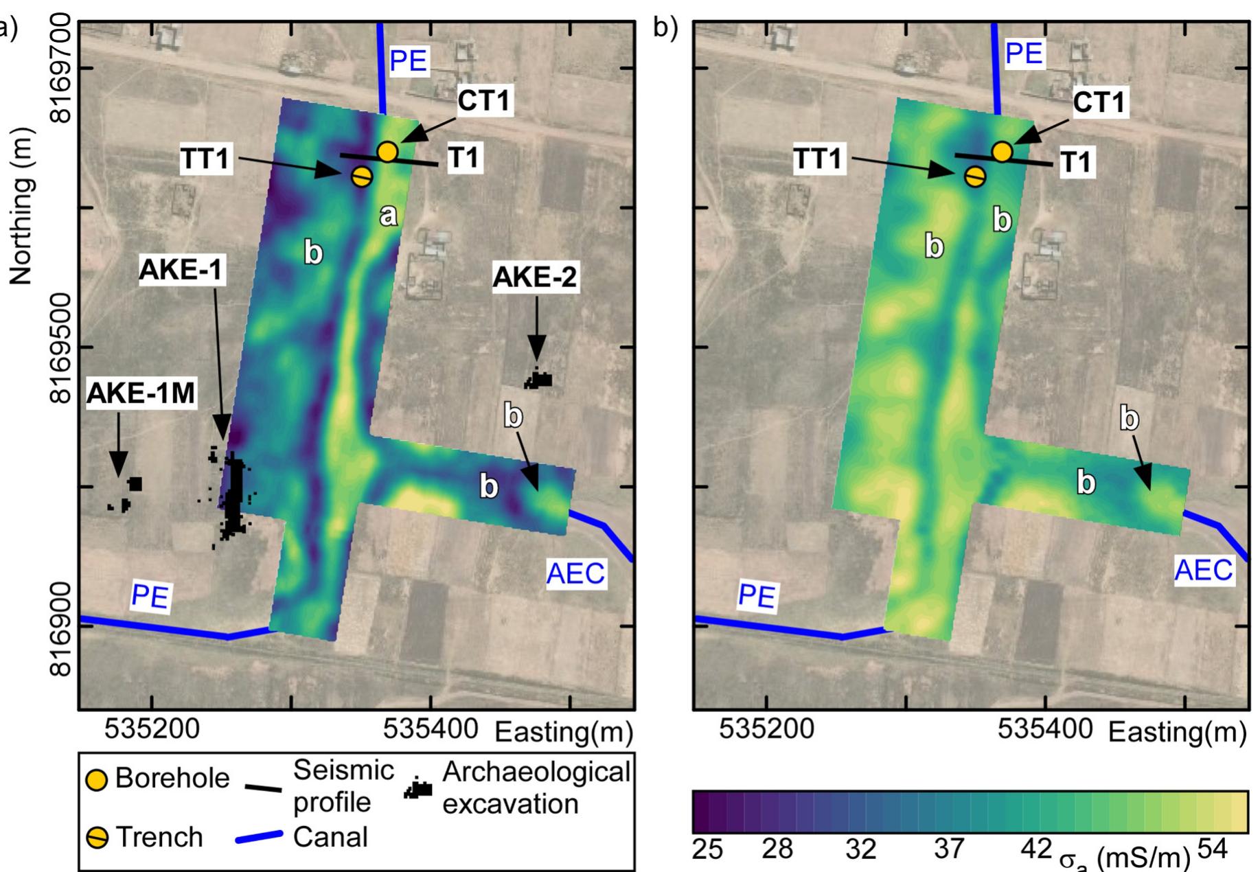 Electromagnetic induction map of the eastern part of the