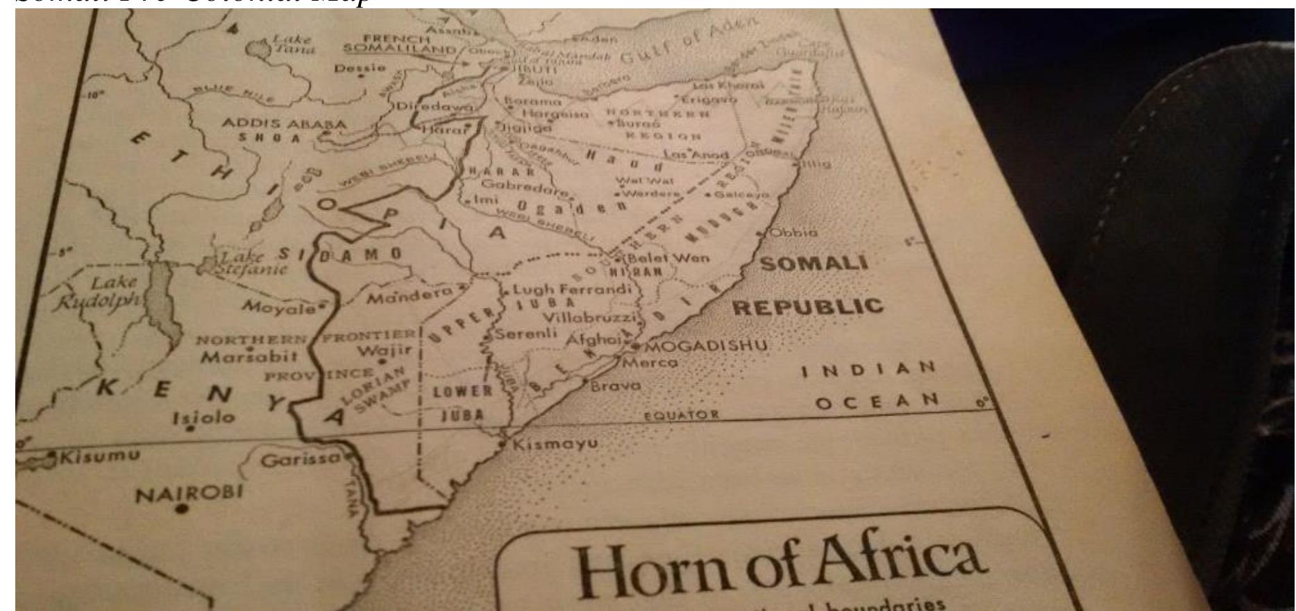 Note: full map of somali people before colonial split. from