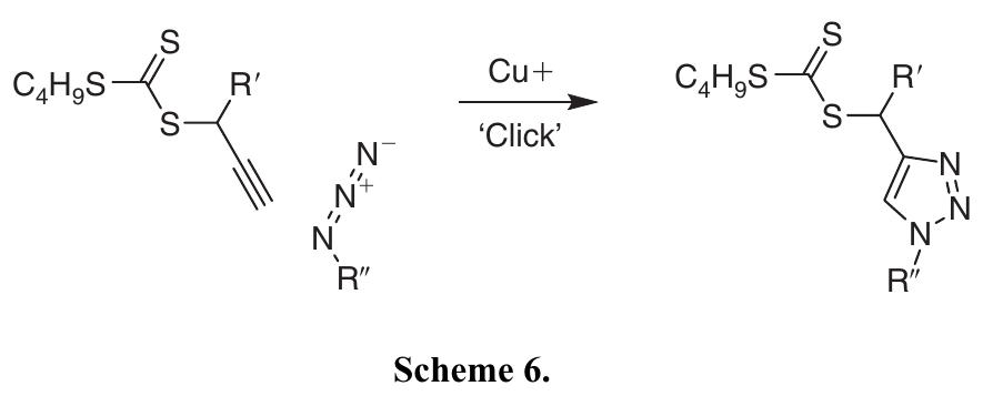 Guidelines for selection of raft agents [z—c(=s)s-r] for