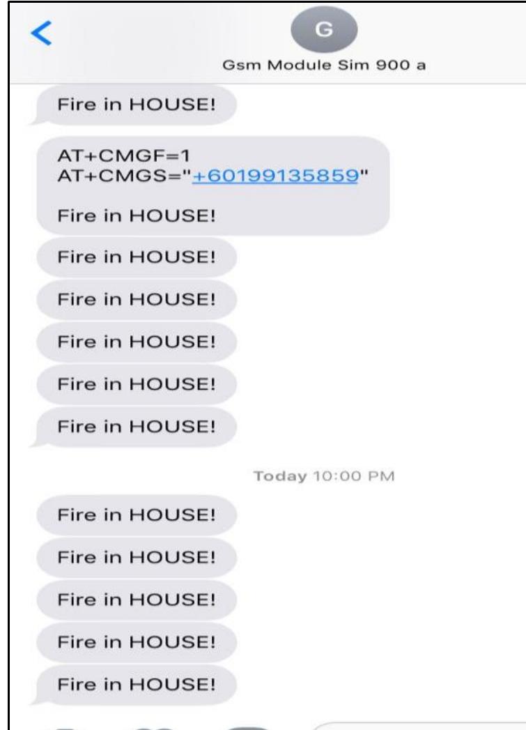 Table 1 - Design of an Arduino-based home fire alarm system