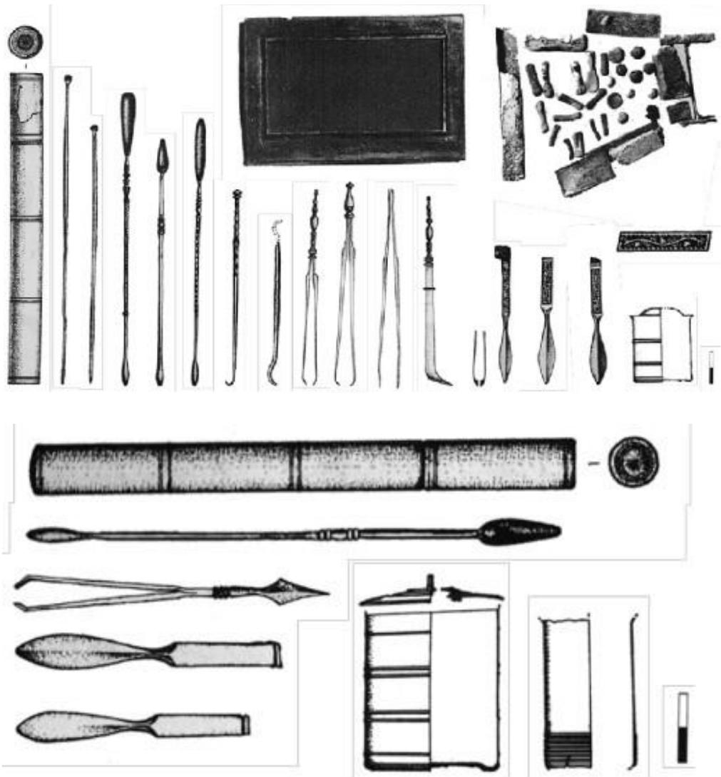 Karanovo (“dulgata mogila”’), contents of tombs 1 (above)