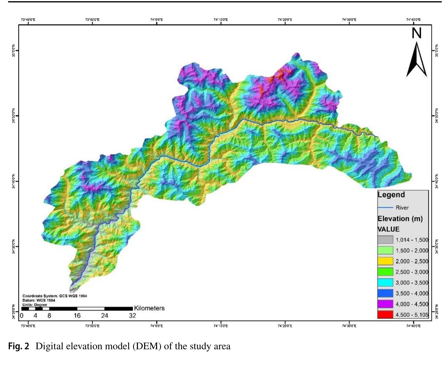 Figure 3 - GIS-based spatial landslide distribution analysis