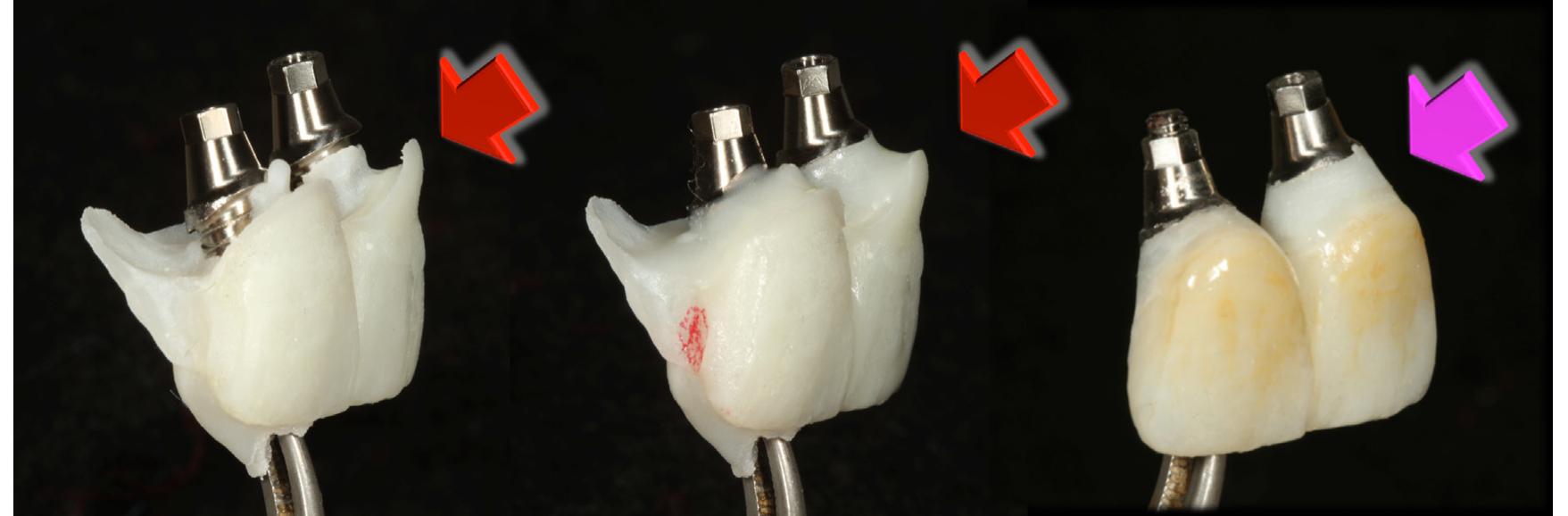 The images from left to right show a series of steps