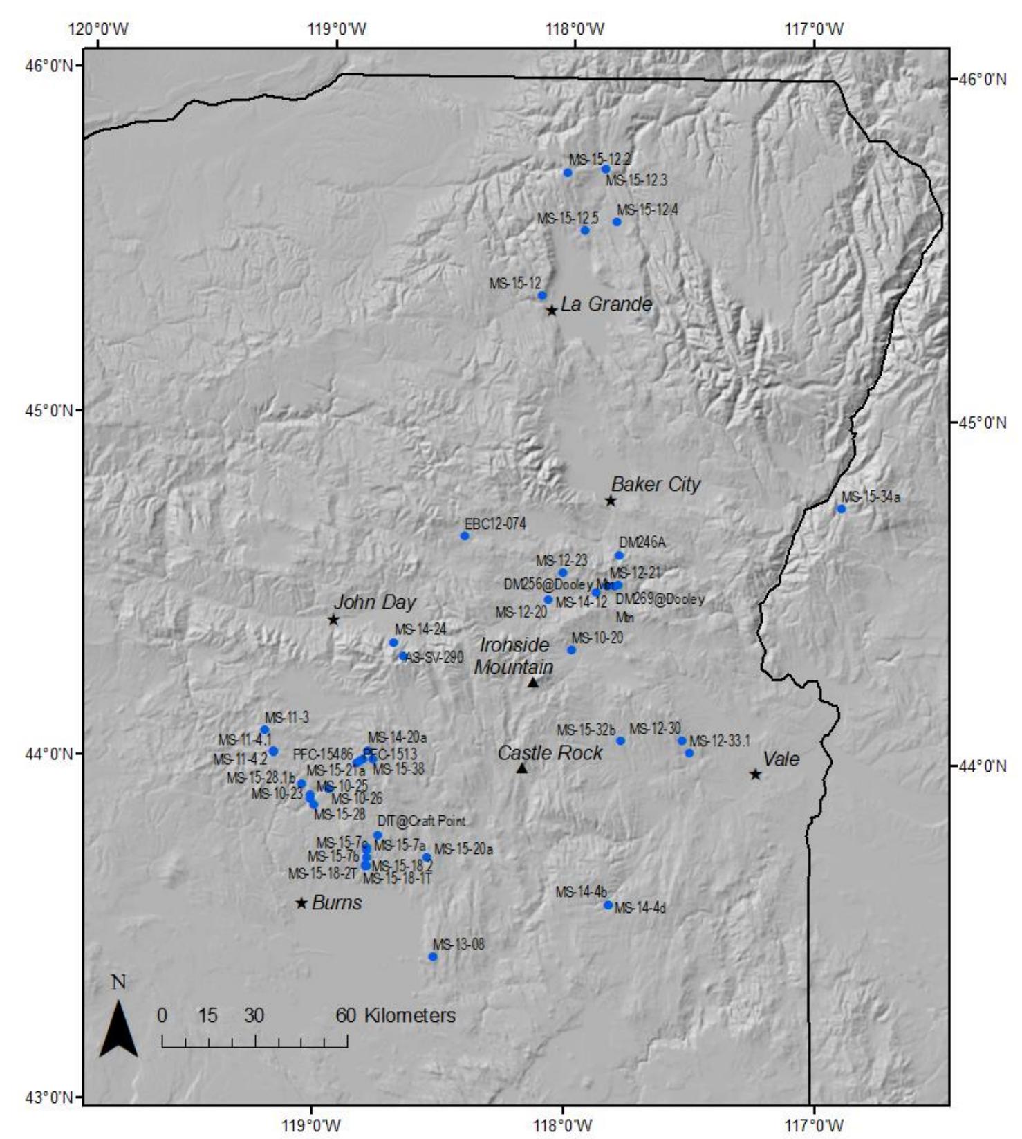 Sample by emily cahoon (figure 11) figure 11. locations and